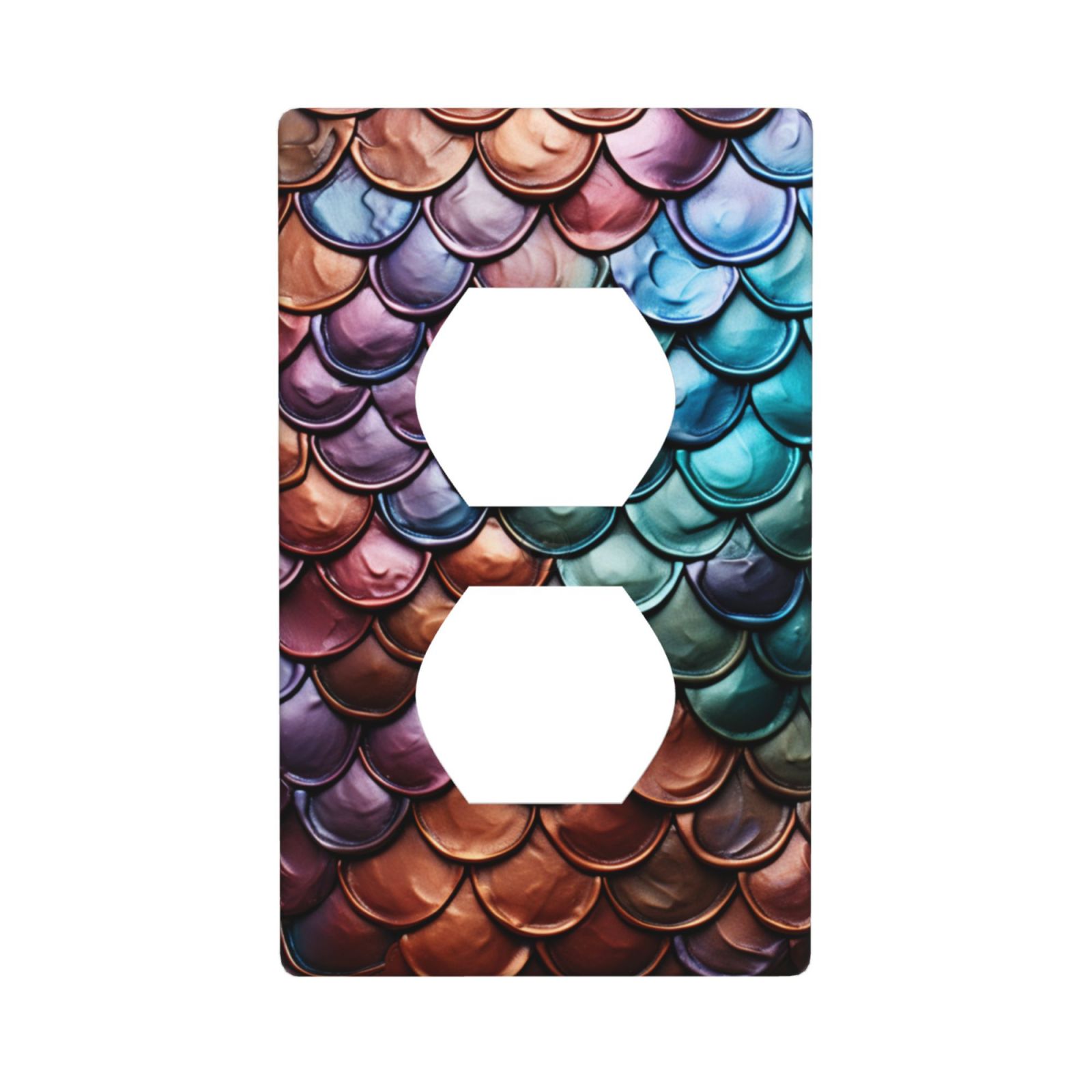 Duplex Light Switch Wall Plate 1-Gang Single Decorative Receptacle ...