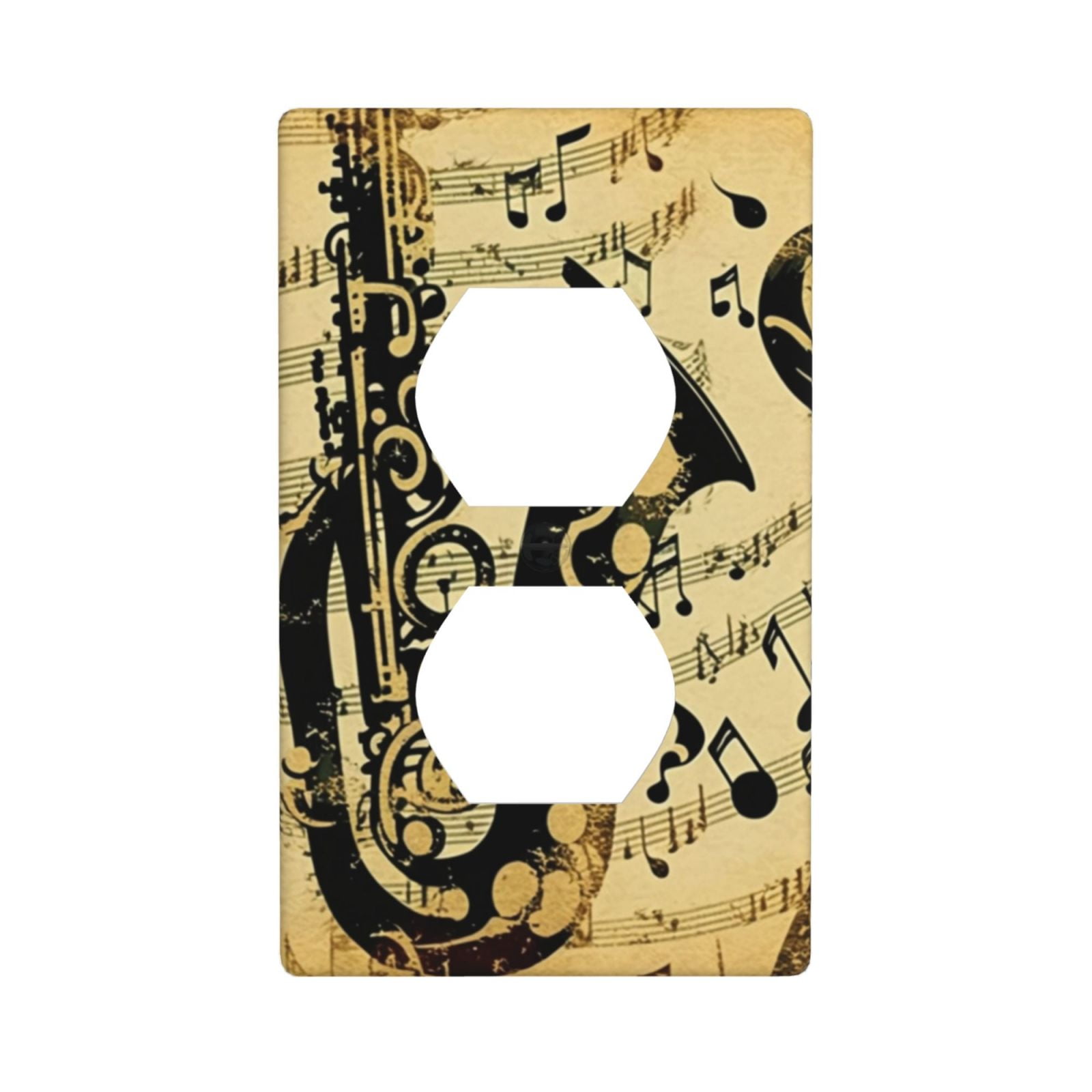 Duplex Light Switch Wall Plate 1-Gang Single Decorative Receptacle ...