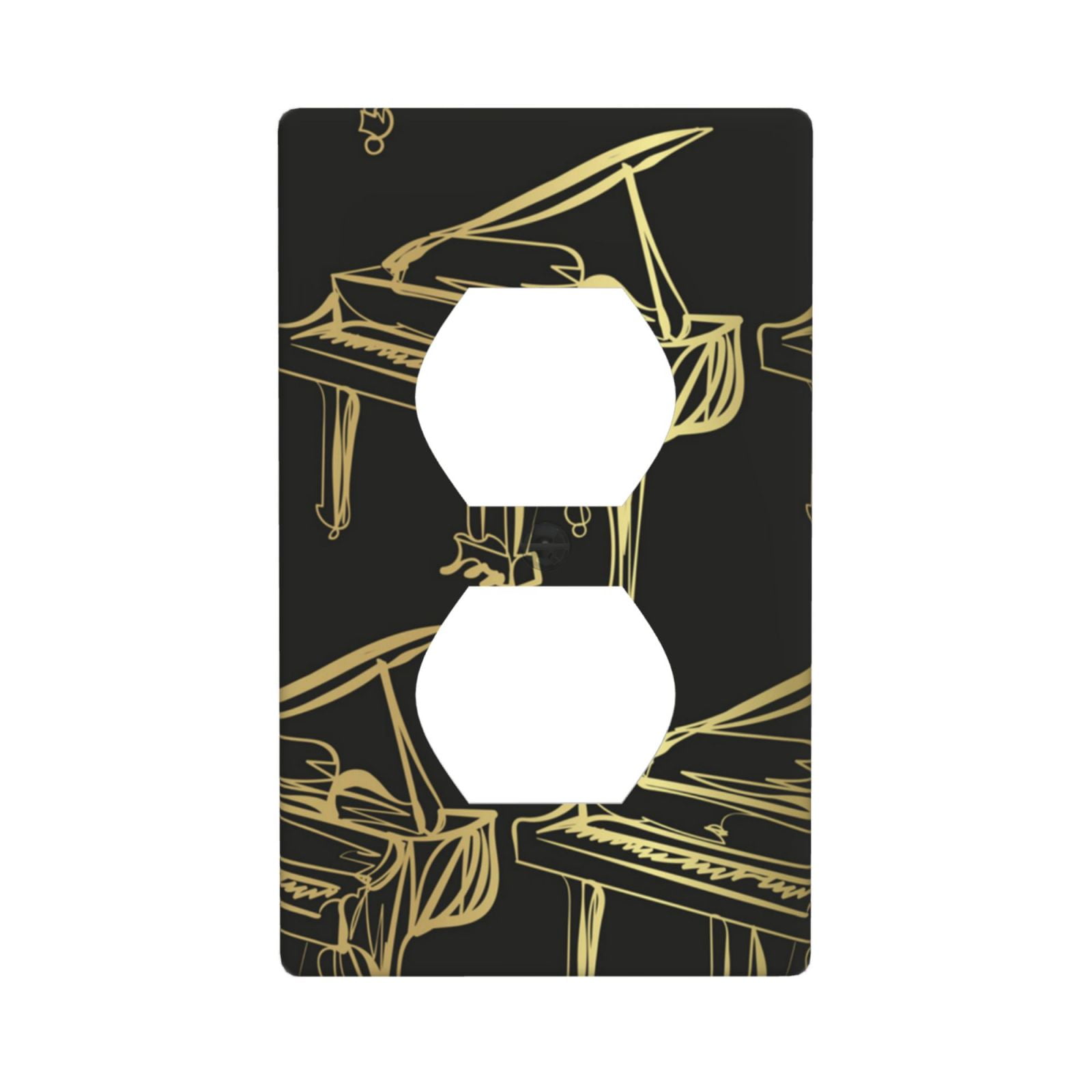 Duplex Light Switch Wall Plate 1-Gang Single Decorative Receptacle ...