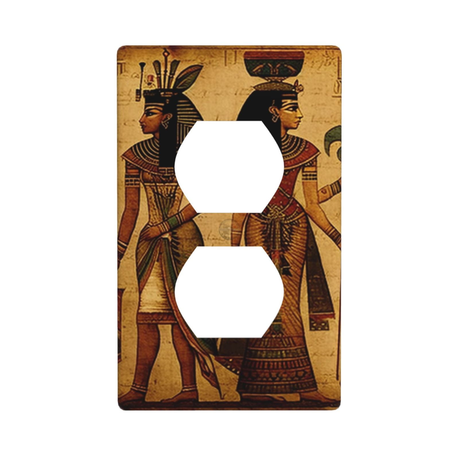 Duplex Light Switch Wall Plate 1-Gang Single Decorative Receptacle ...