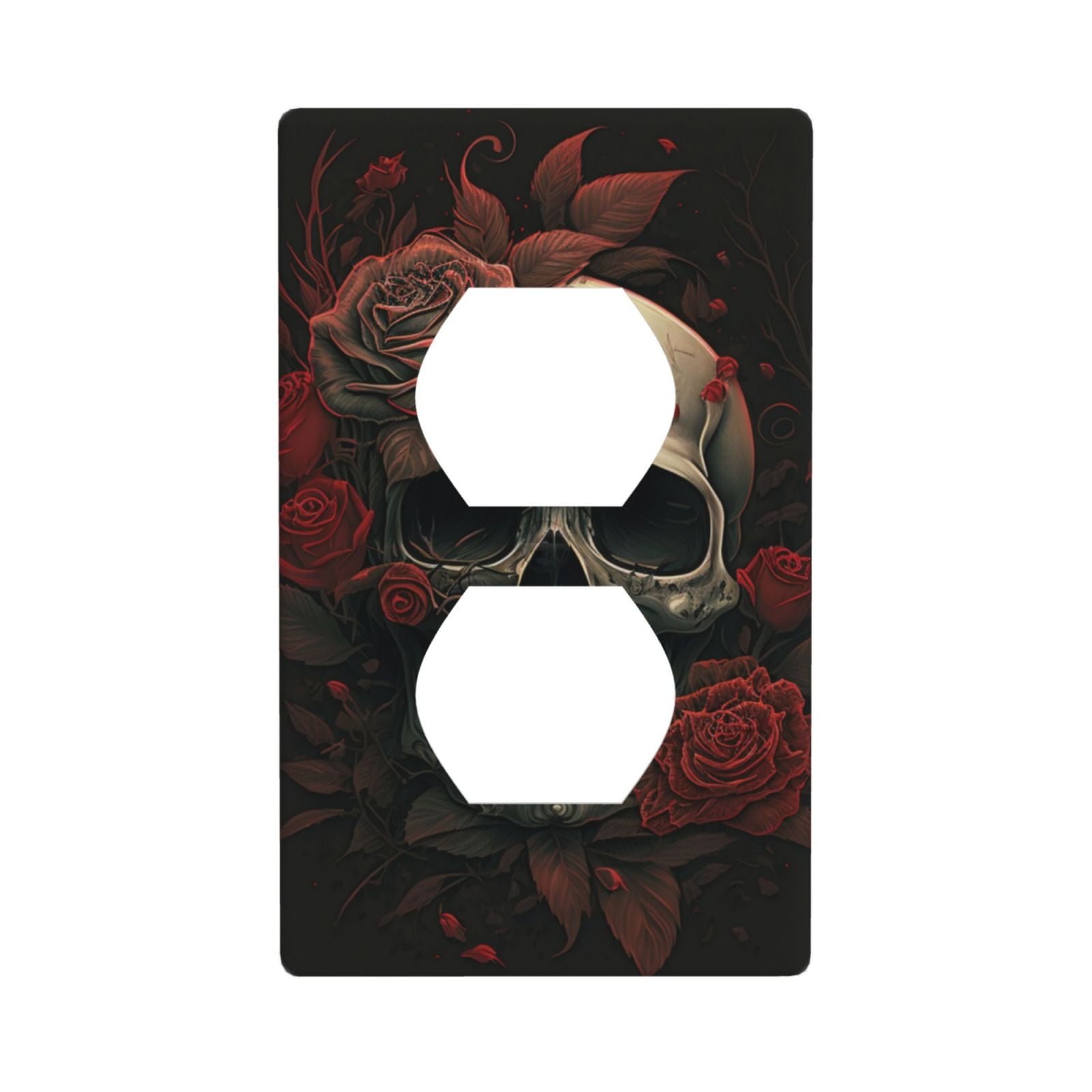 Duplex Light Switch Wall Plate 1-Gang Single Decorative Receptacle ...