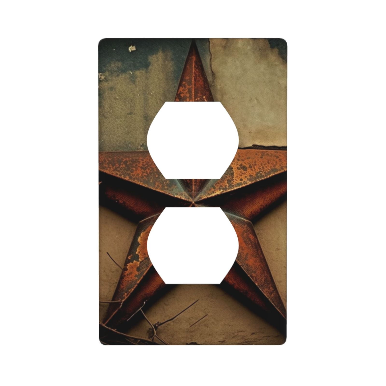 Duplex Light Switch Wall Plate 1-Gang Single Decorative Receptacle ...