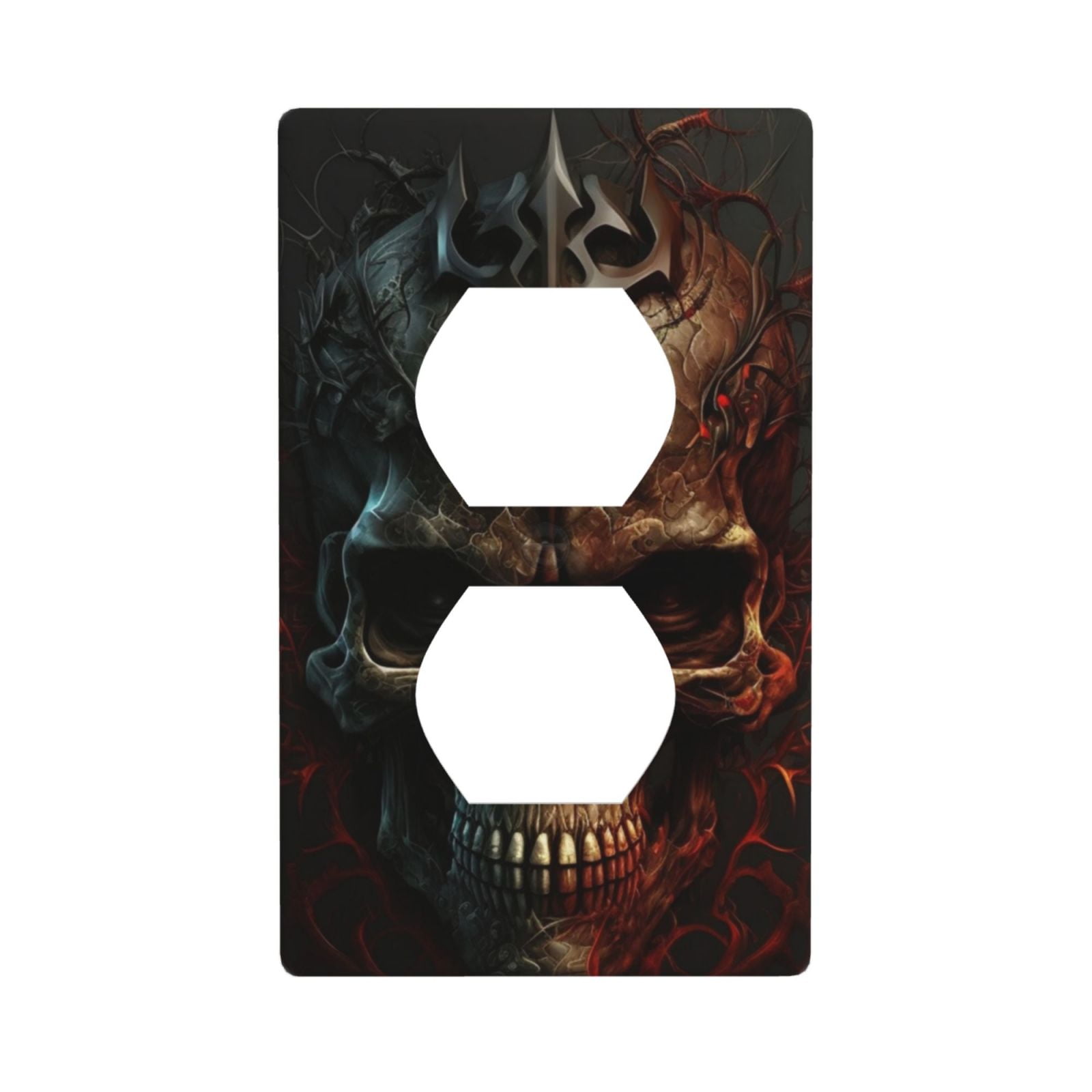 Duplex Light Switch Wall Plate 1-Gang Single Decorative Receptacle ...