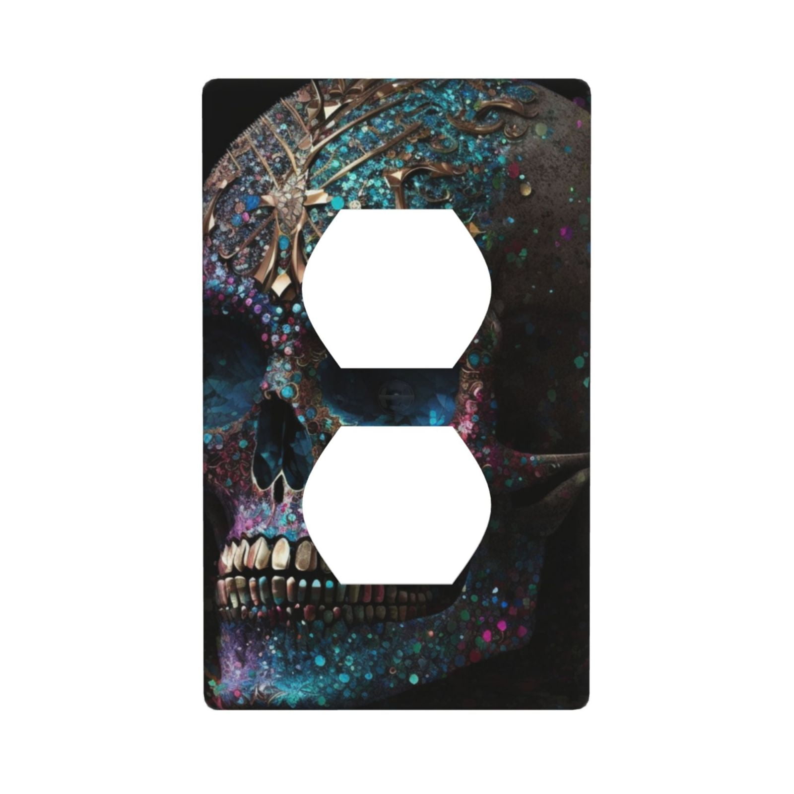 Duplex Light Switch Wall Plate 1-Gang Single Decorative Receptacle ...