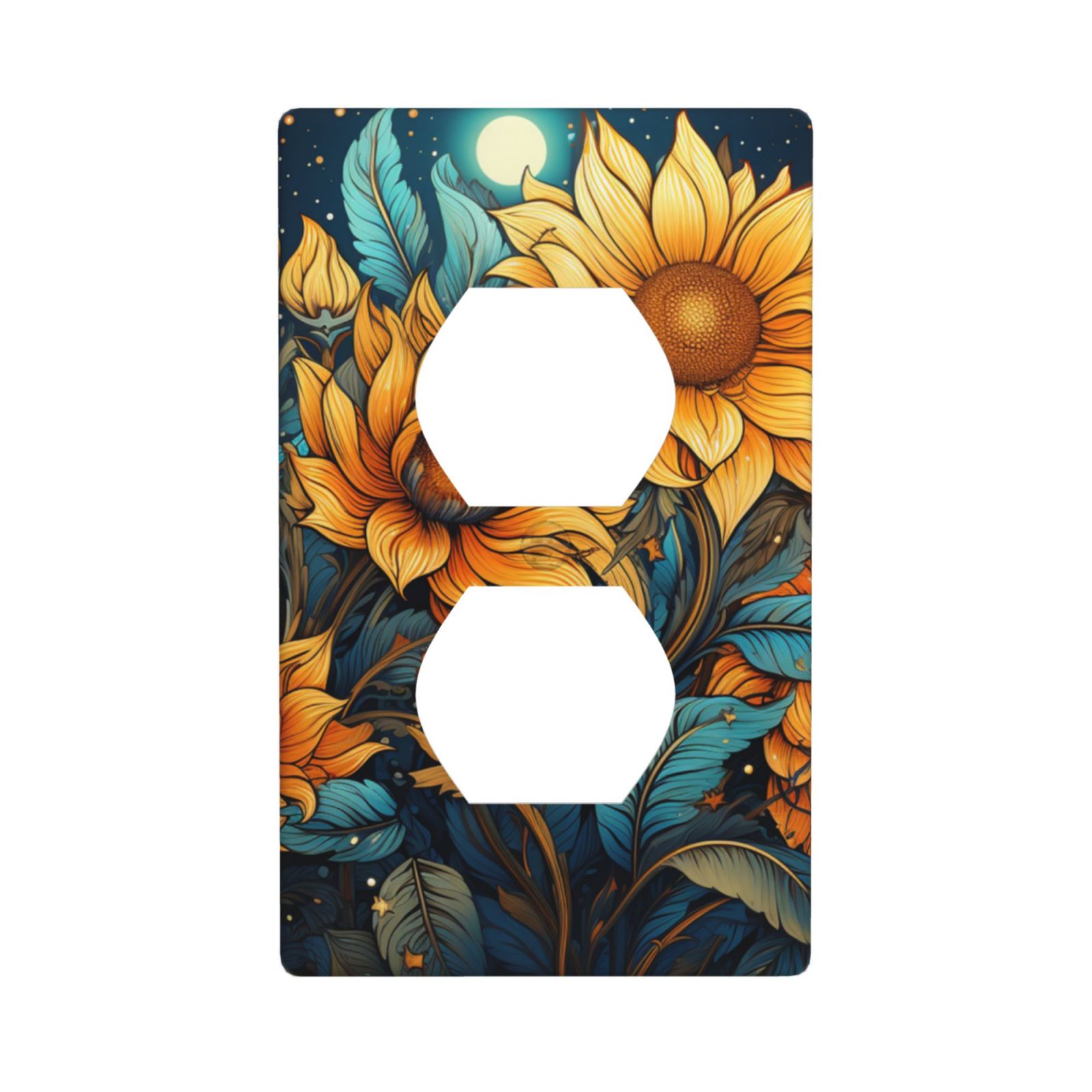 Duplex Light Switch Wall Plate 1-Gang Single Decorative Receptacle ...