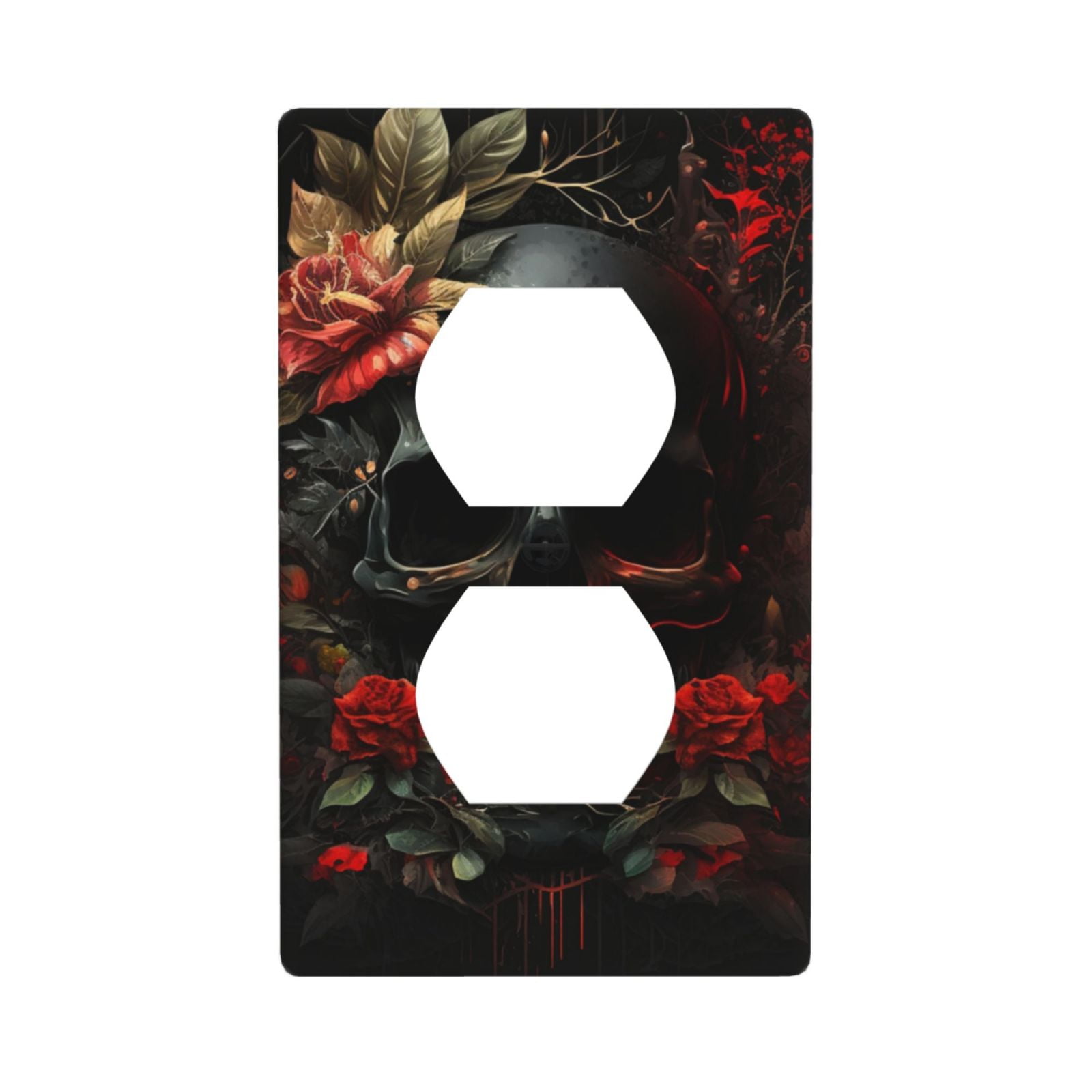 Duplex Light Switch Wall Plate 1-Gang Single Decorative Receptacle ...