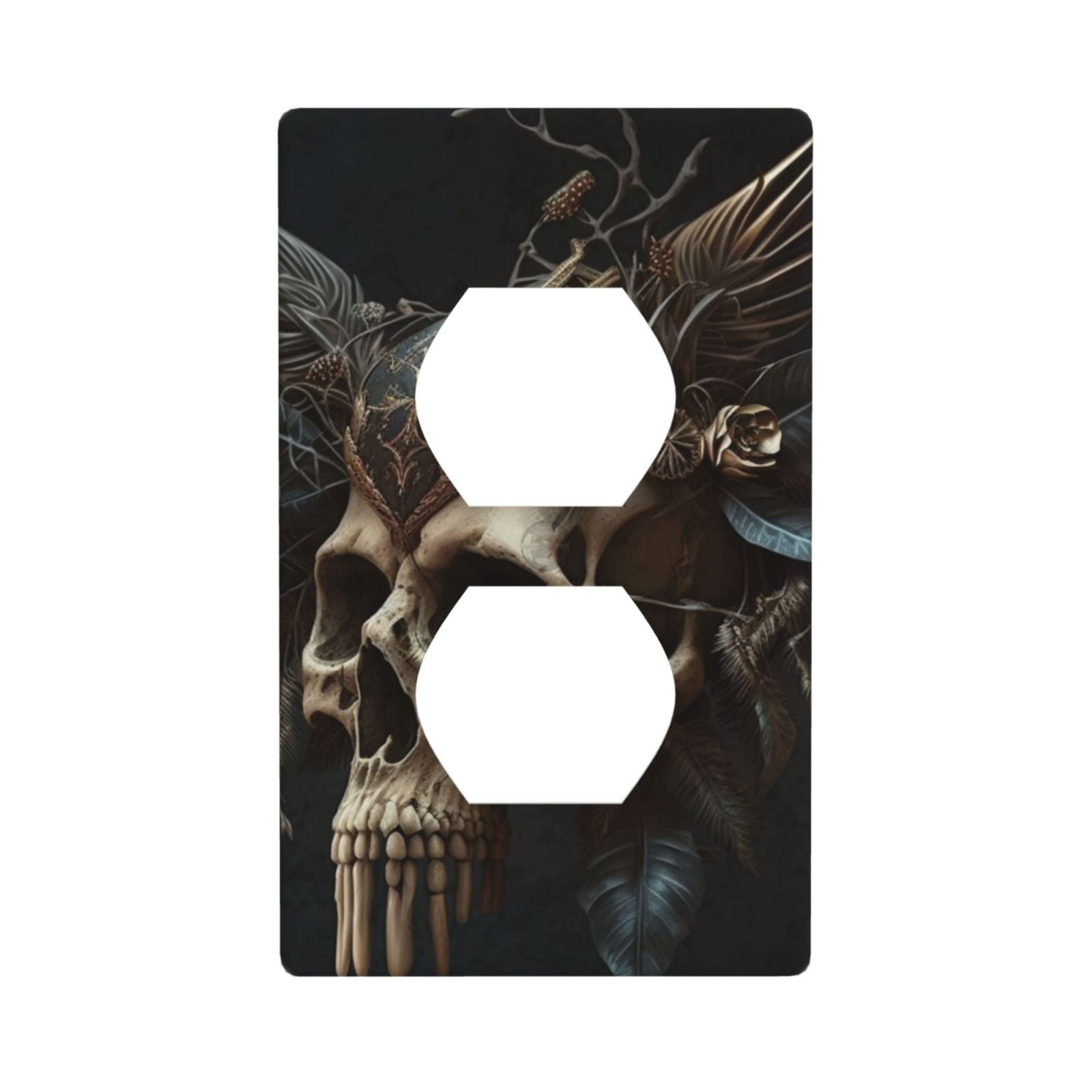 Duplex Light Switch Wall Plate 1-Gang Single Decorative Receptacle ...