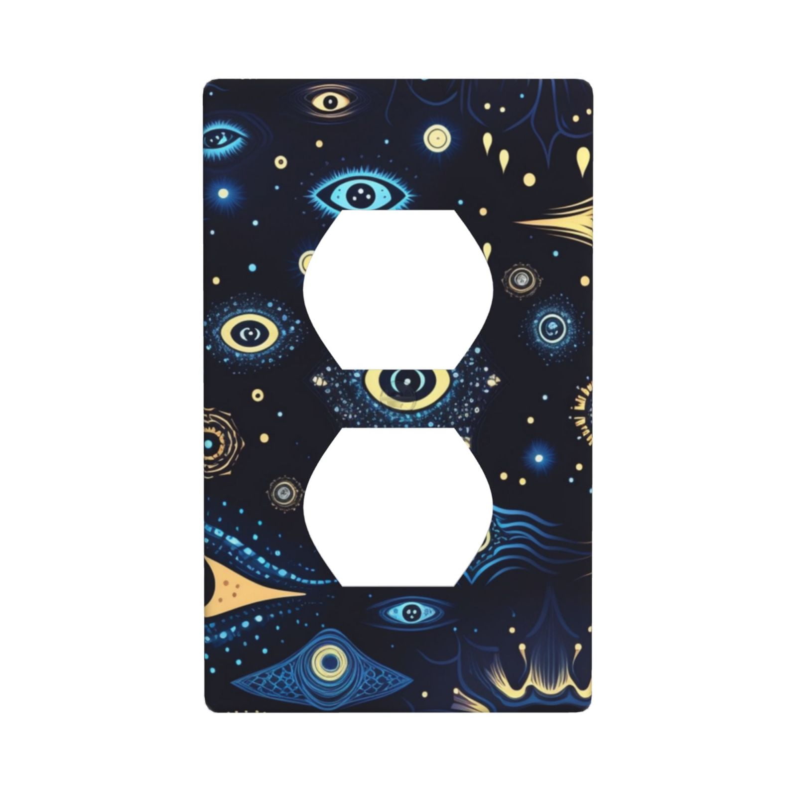 Duplex Light Switch Wall Plate 1-Gang Single Decorative Receptacle ...