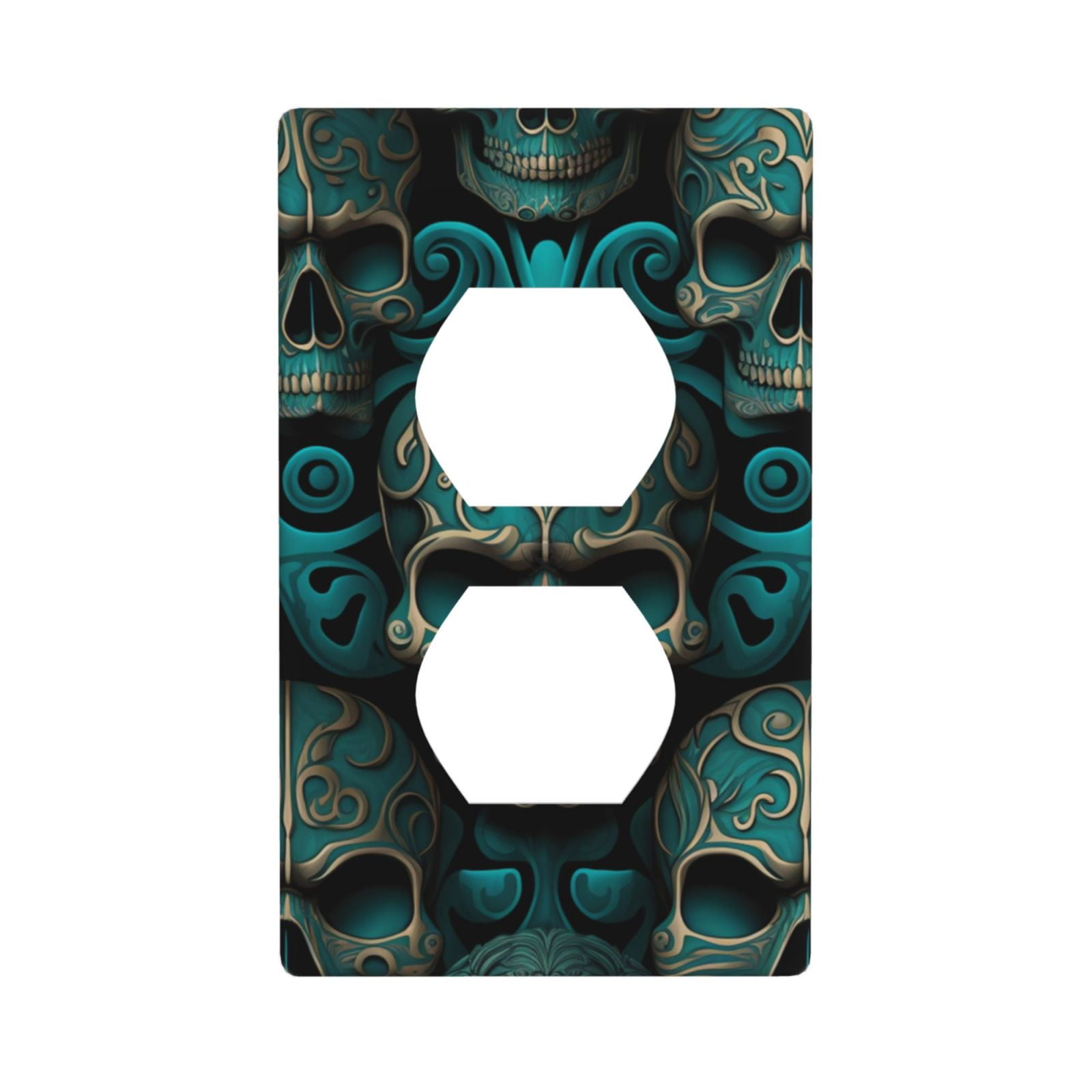 Duplex Light Switch Wall Plate 1-Gang Single Decorative Receptacle ...