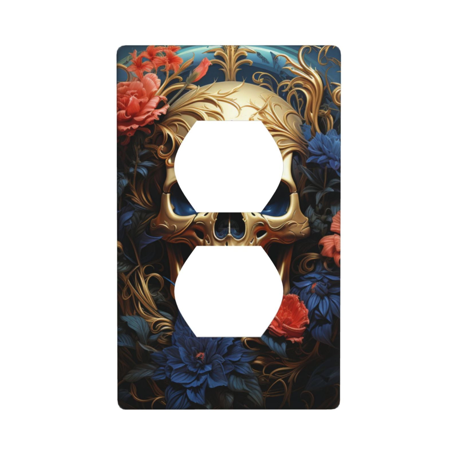 Duplex Light Switch Wall Plate 1-Gang Single Decorative Receptacle ...