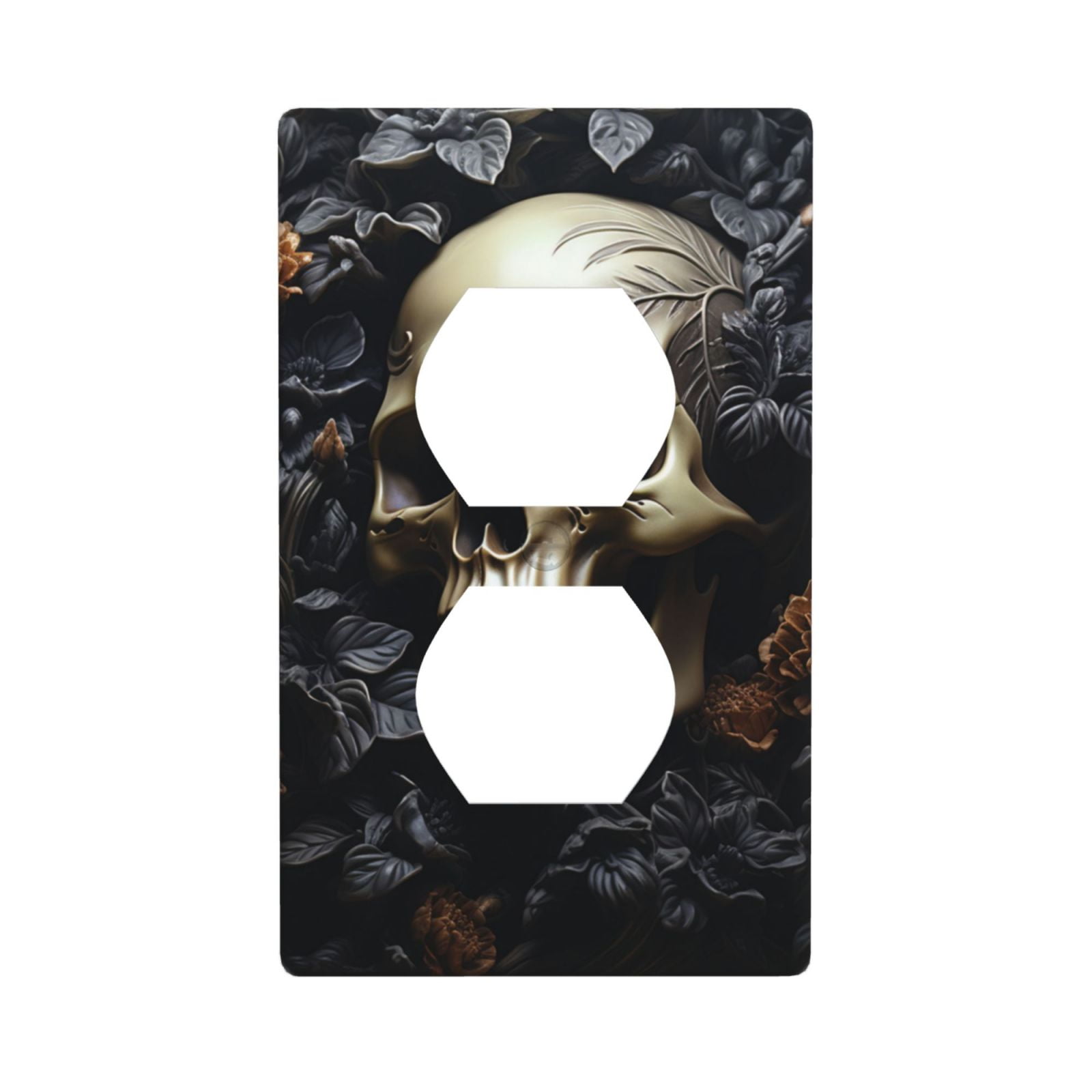 Duplex Light Switch Wall Plate 1-Gang Single Decorative Receptacle ...