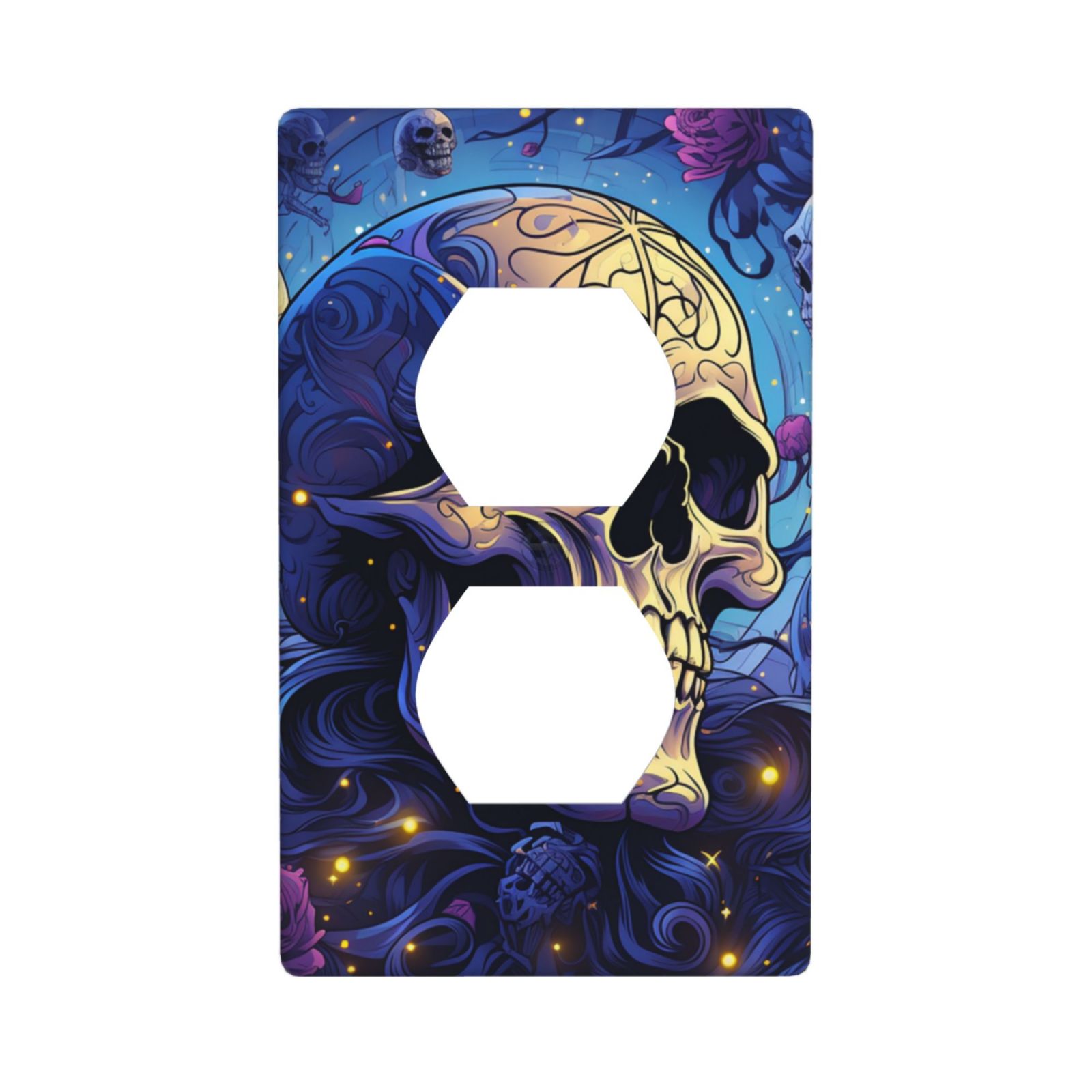 Duplex Light Switch Wall Plate 1-Gang Single Decorative Receptacle ...