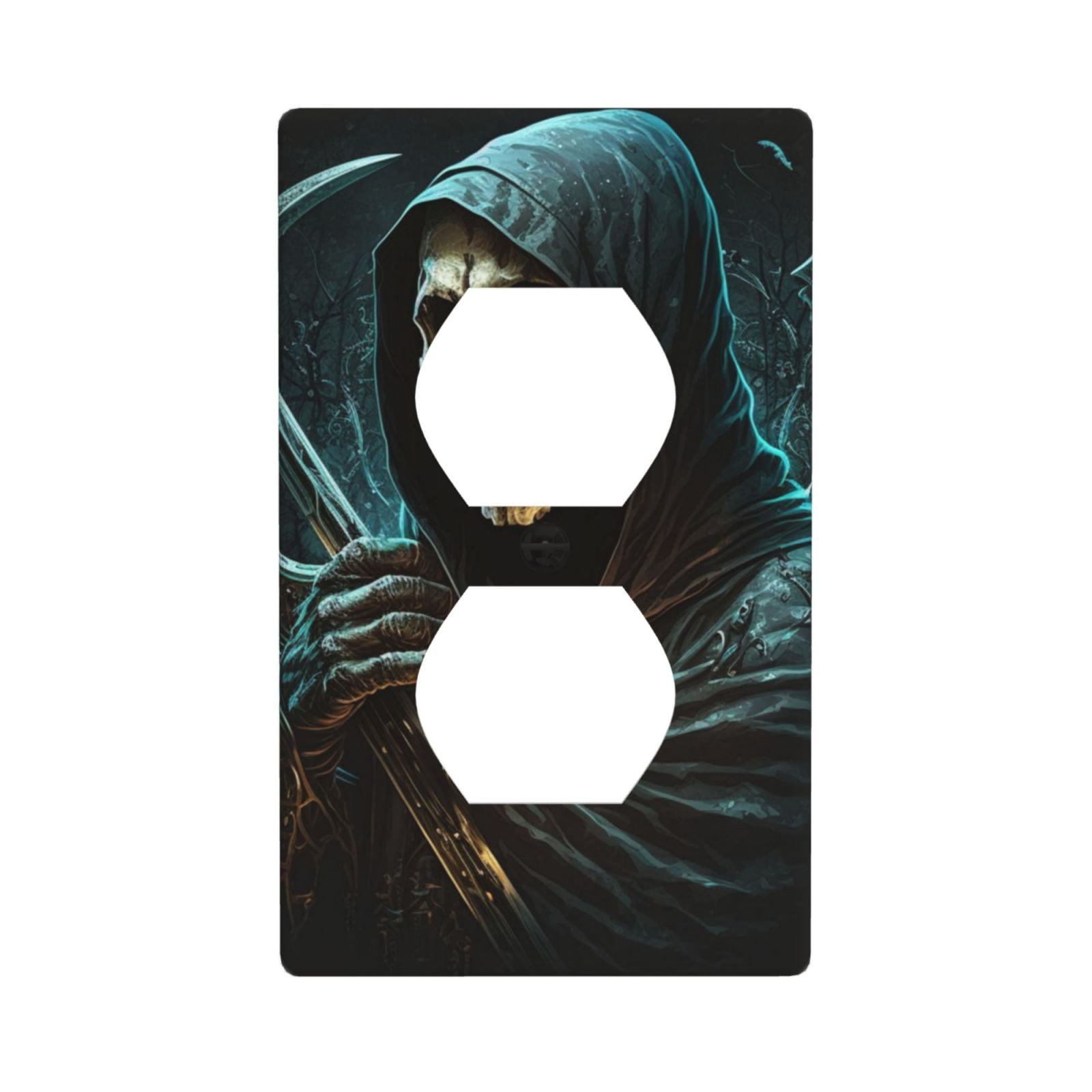 Duplex Light Switch Wall Plate 1-Gang Single Decorative Receptacle ...