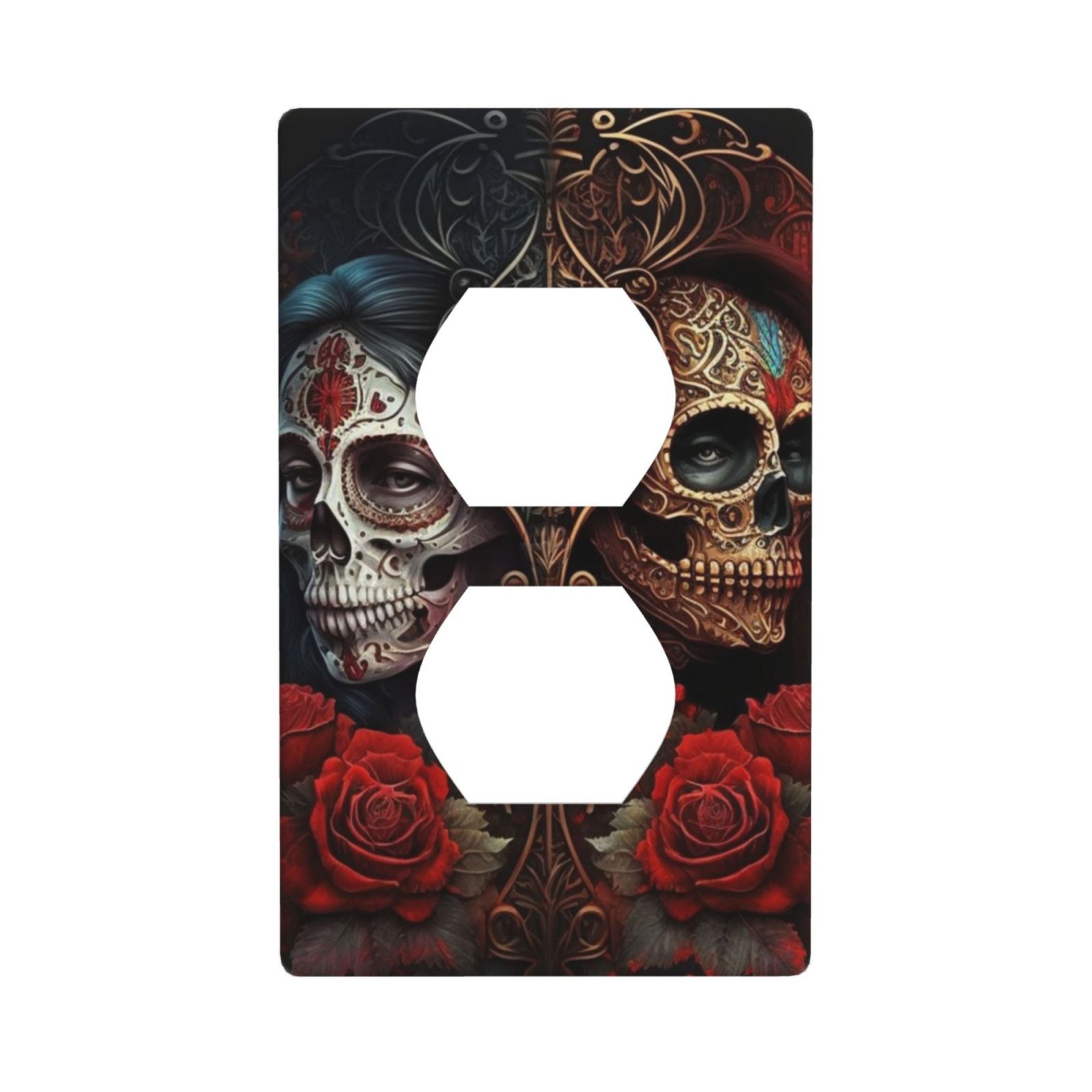 Duplex Light Switch Wall Plate 1-Gang Single Decorative Receptacle ...