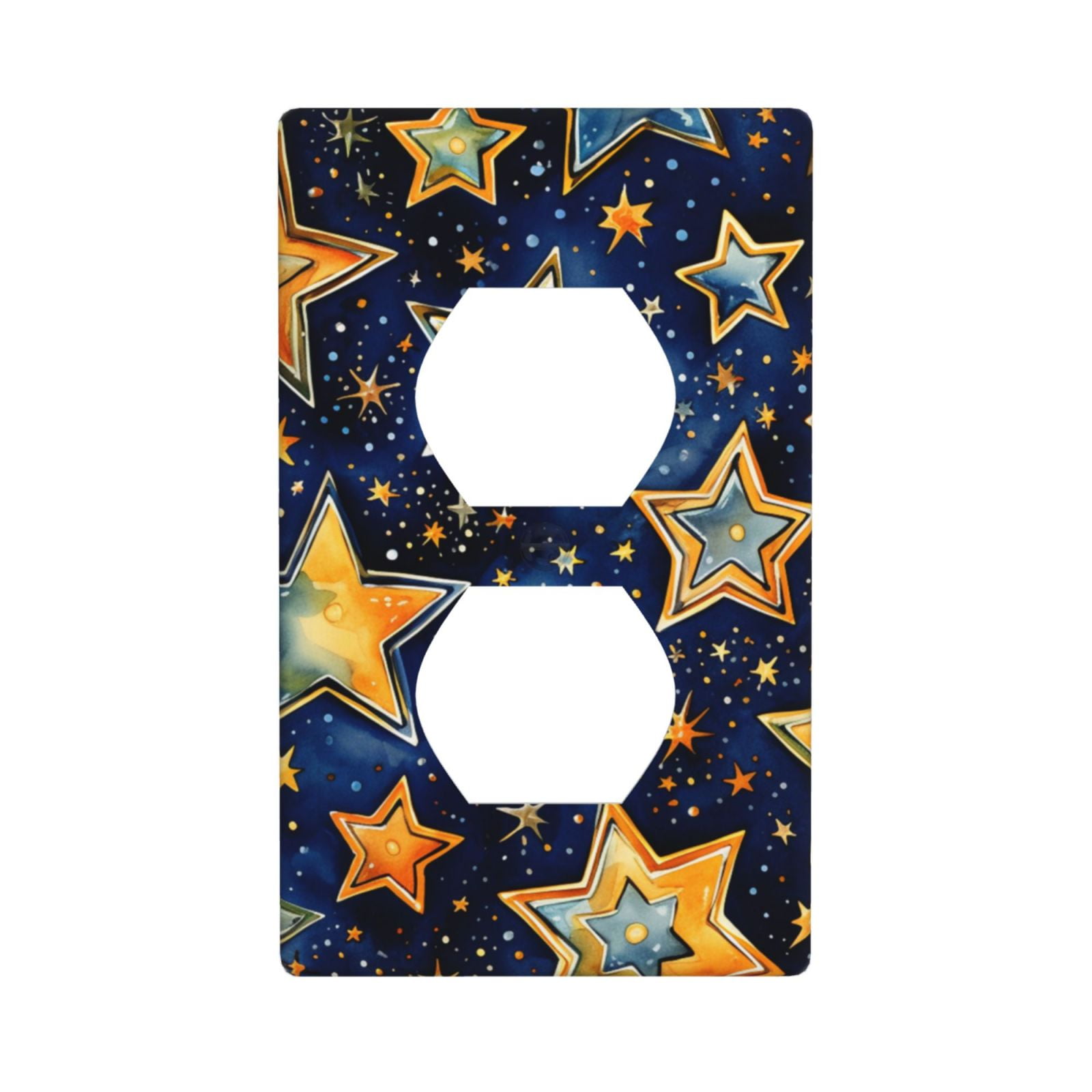 Duplex Light Switch Wall Plate 1-Gang Single Decorative Receptacle ...