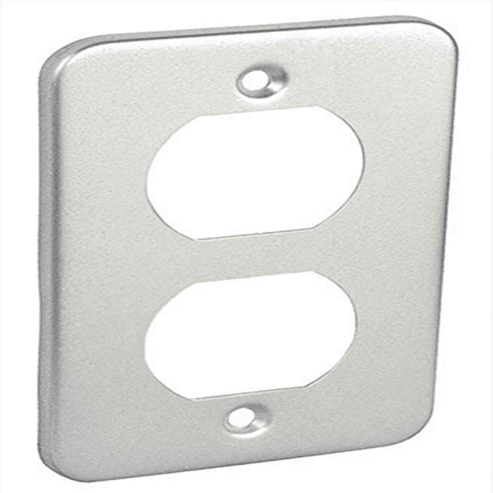 Duplex Receptacle Oversized 4-1/8 Inch Long X 2-1/2 Inch Wide X 1-7/8 ...