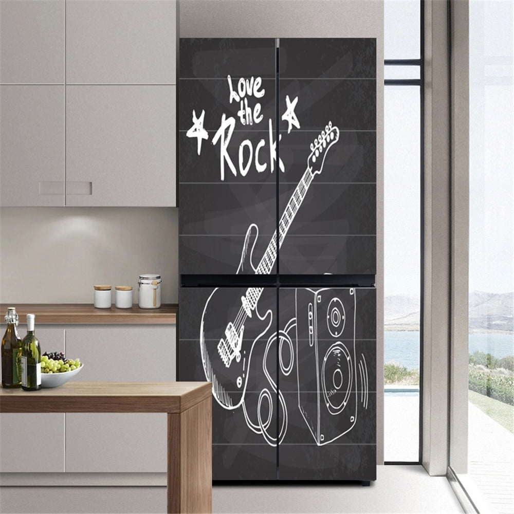 Duplex Refrigerator Sticker 3 4 Doors Freezer Wallpaper Vinyl Natural ...