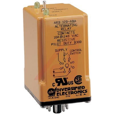 Duplexor Alternating Relay, 120 VAC, SPDT - Walmart.com