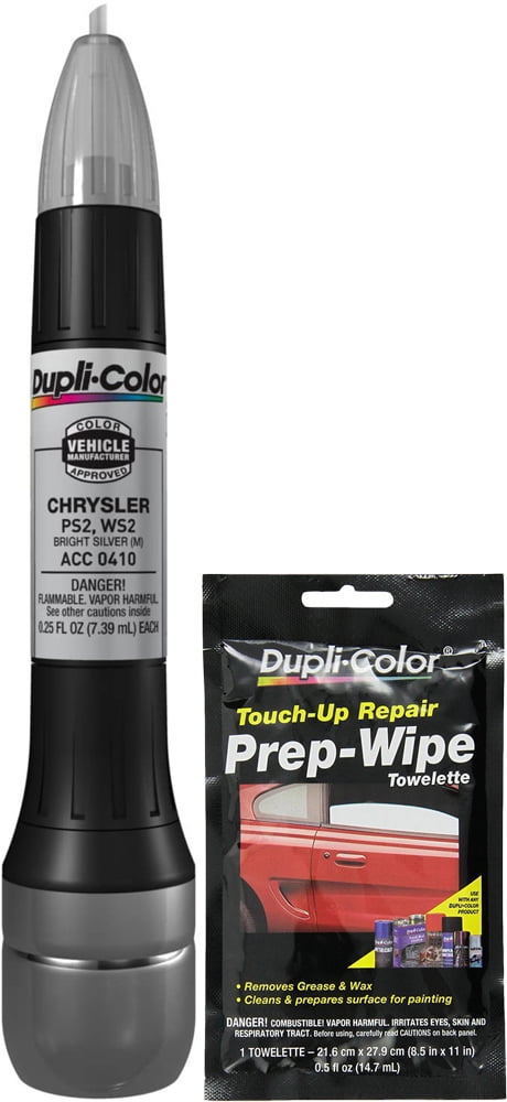 Dupli-Color ACC0410 Metallic Bright Silver Chrysler Exact-Match Scratch ...
