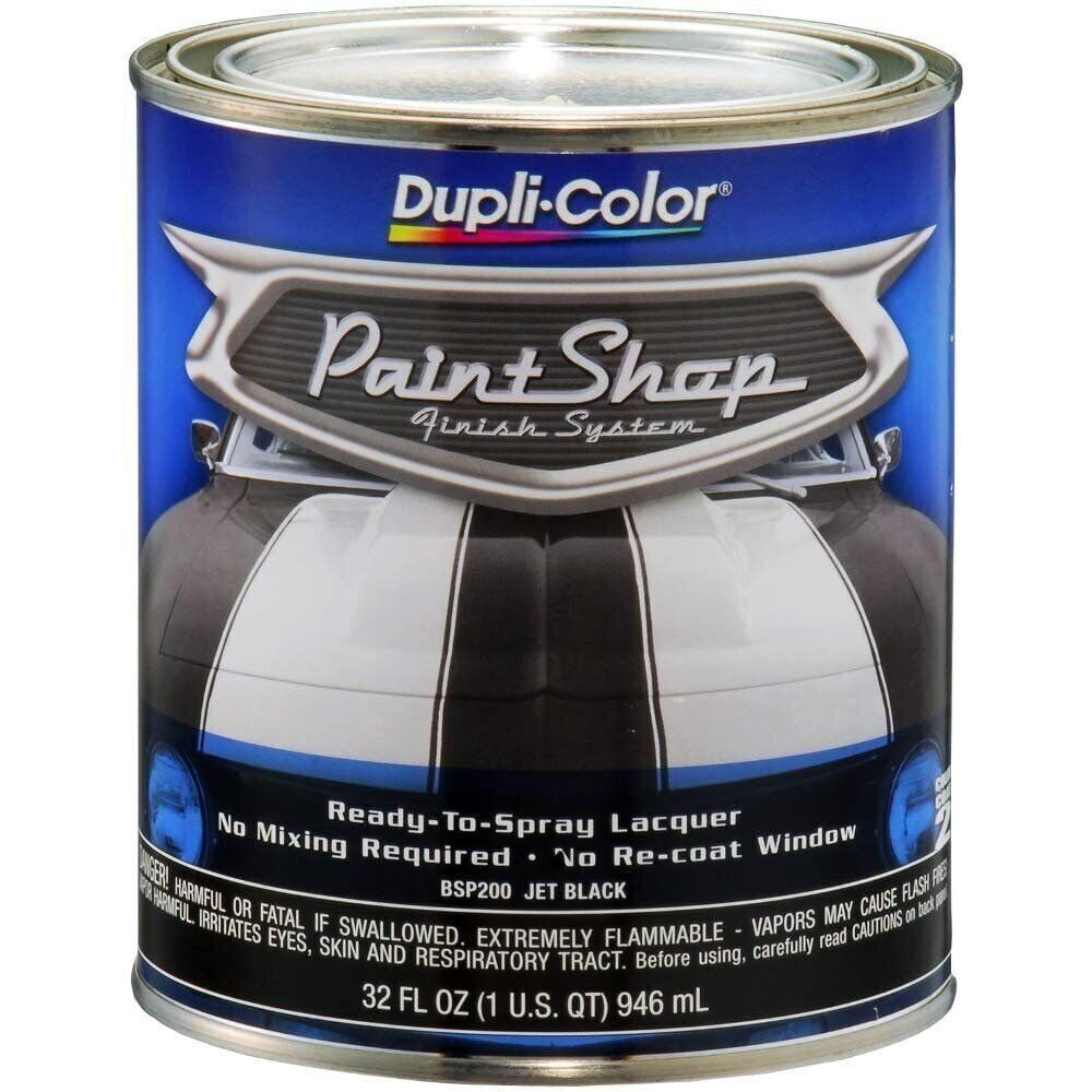 Dupli-Color BSP200 Paint Shop Finish System Base Coat – Jet Black - 32 ...