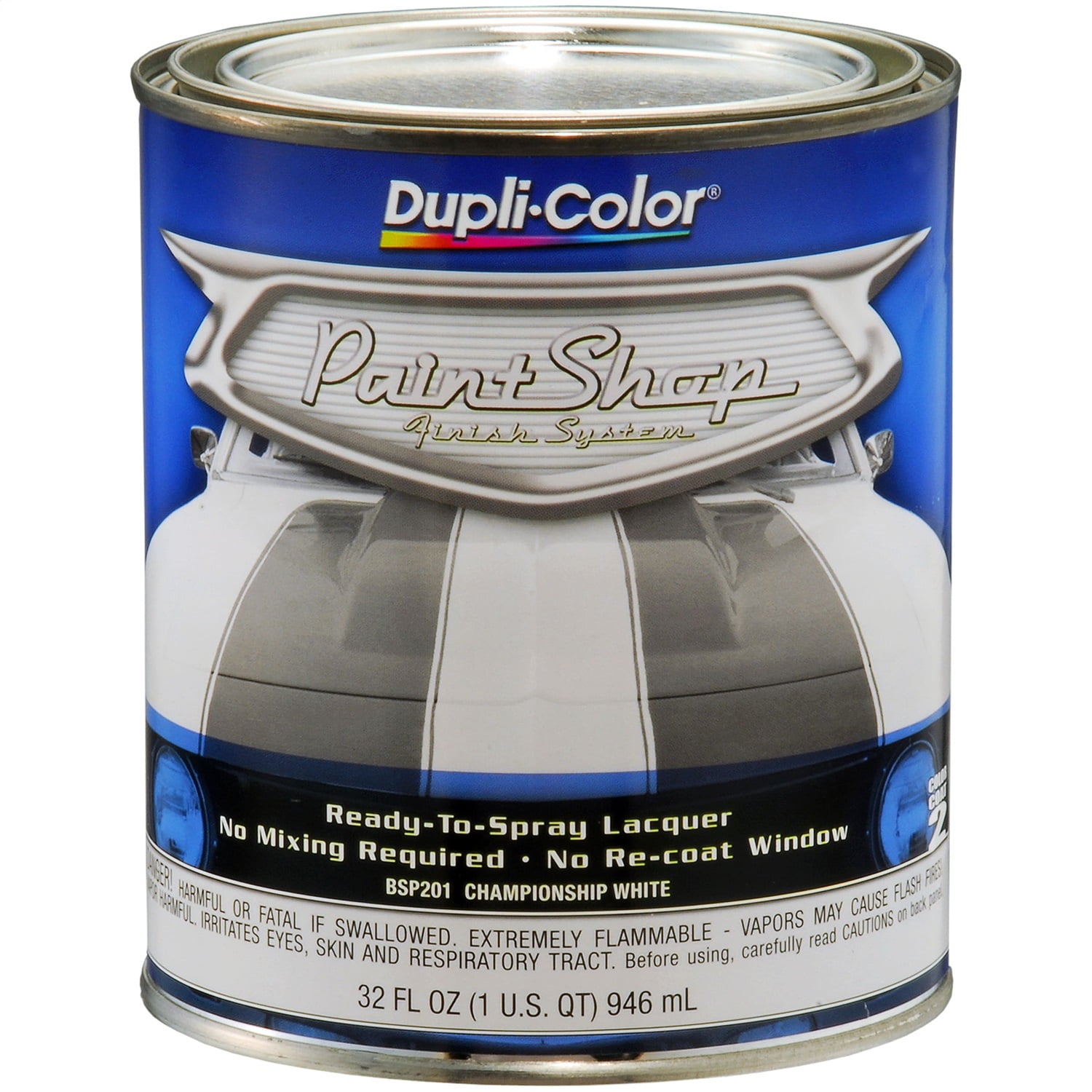 Dupli Color BSP201 Championship White Automotive Body Paint, Ready-to ...