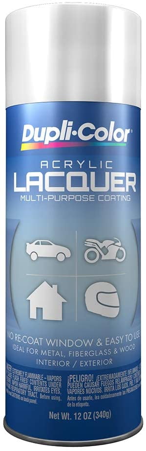 Dupli-Color (DAL1675-6 PK) Gloss White Premium Lacquer - 12 oz. Aerosol ...