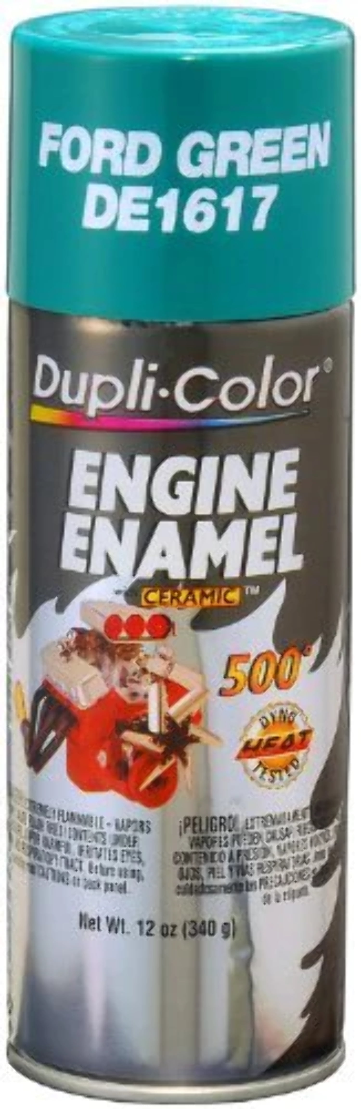 Dupli-Color DE1617 Ceramic Ford Green Engine Paint - 12 oz. Color: Ford ...