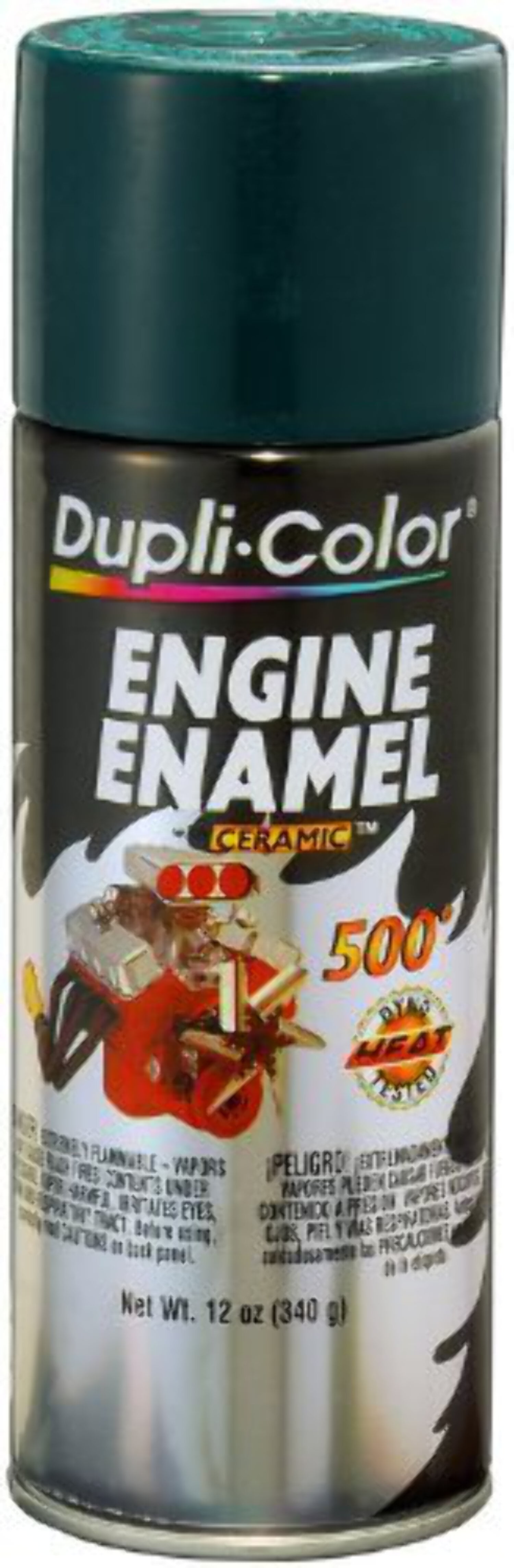 Dupli-Color DE1644 Ceramic Racing hunter Green Engine Paint - 12 oz ...