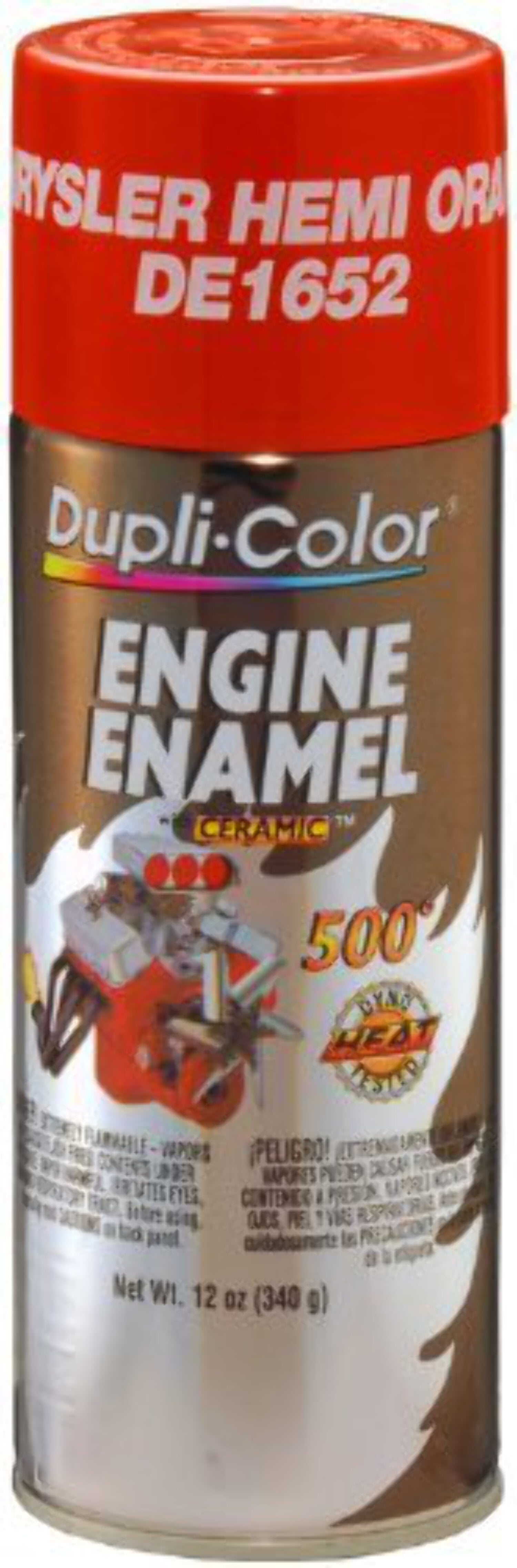 Dupli-Color DE1652 Ceramic Chrysler Hemi Orange Engine Paint - 12 oz ...