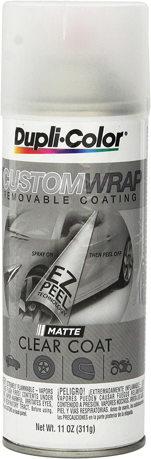Dupli-Color ECWRC9007 Custom Wrap Matte Clear, 11 Ounce (Pack of 1 ...