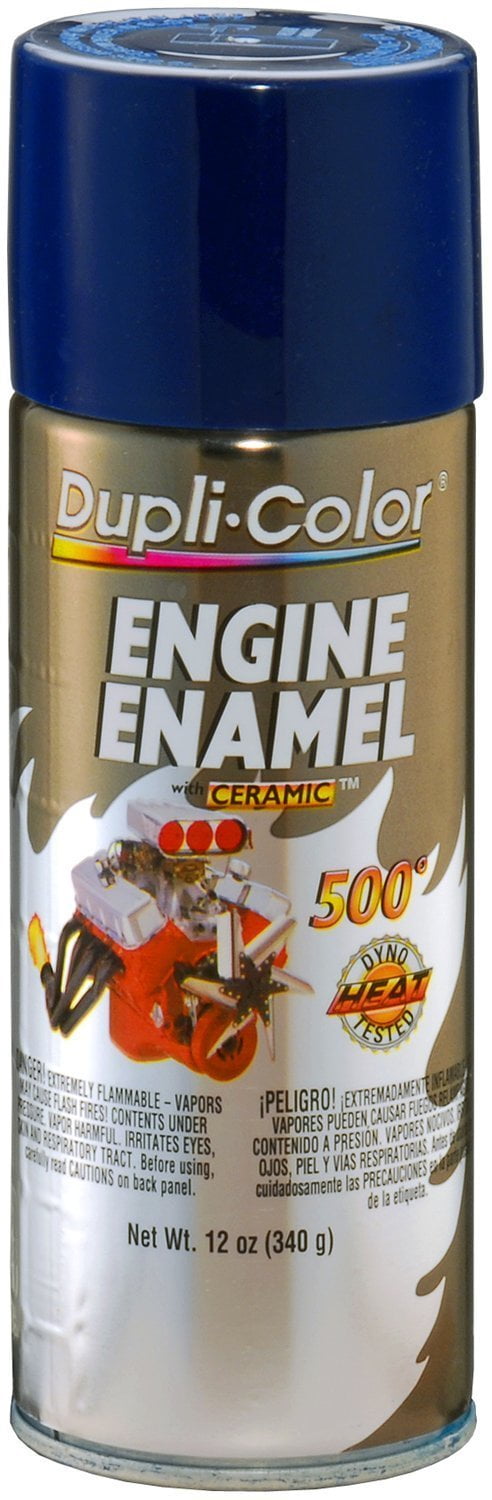 Dupli-Color EDE160607 Ford Dark Blue Engine Enamel with Ceramic - 12 oz ...