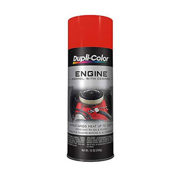 Dupli Color Engine Enamel Spray Aerosol, Chevy Orange Red, 12 Ounce ...