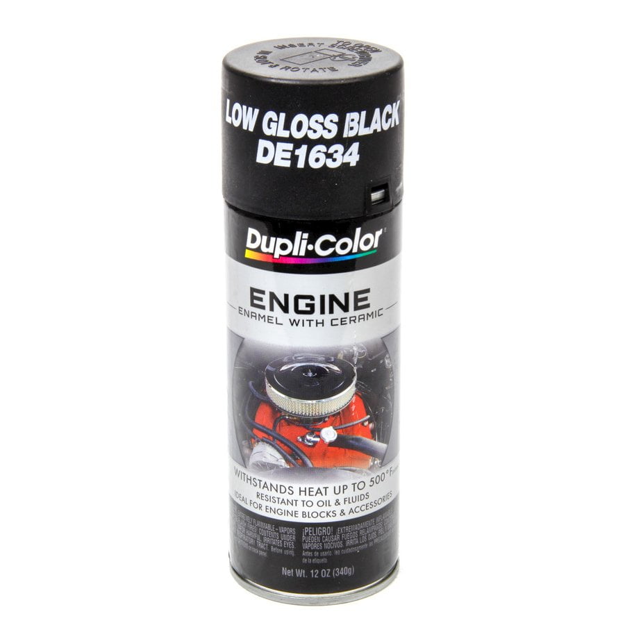 Dupli-Color EDE163407 Ceramic GM/Chrysler Low Gloss Black Engine Paint ...
