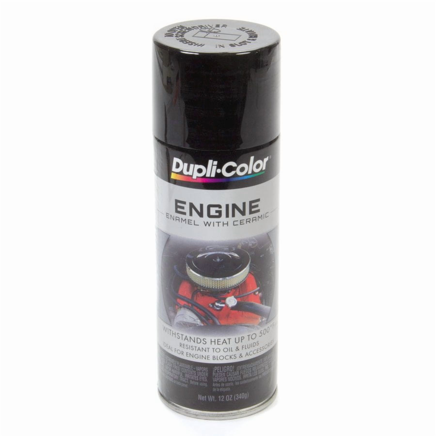 Dupli-Color, Engine Paint, 12oz, Gloss Black High Temp Enamel - Walmart.com