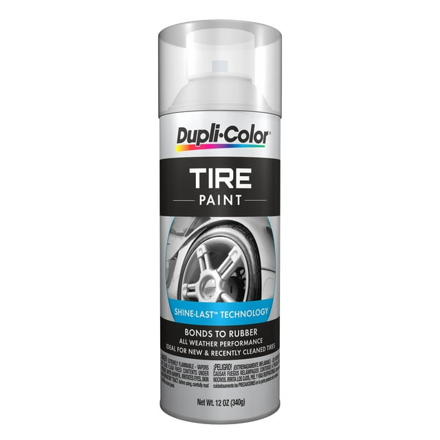 VHT/ Duplicolor TP100 Automotive Clear Tire Paint, 11 oz Aerosol Can ...