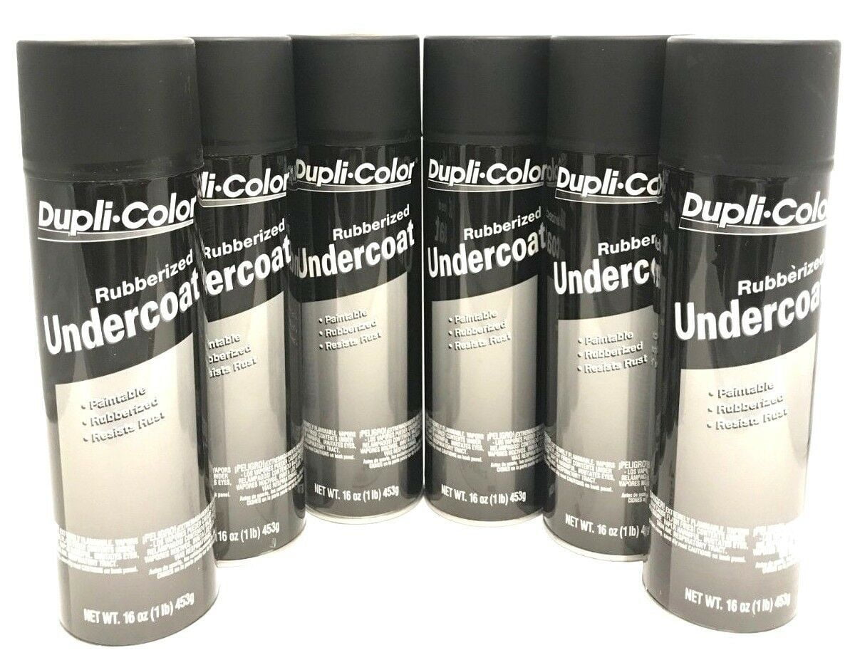 Duplicolor UC101, Paintable Rubberized Undercoat, Rust Resistant- 17oz ...