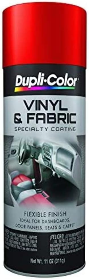 Dupli-Color Vinyl And Fabric Coating Red 11 Oz. Aerosol - Lot of 6 ...