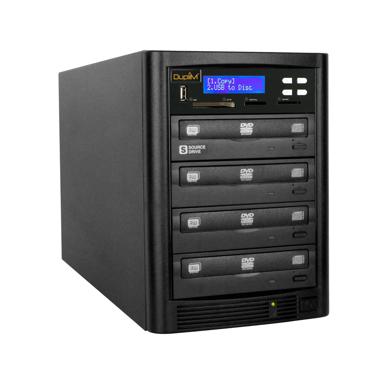 DupliM 1:3 DVD CD Flash Duplicator Copy Tower Cloner - Walmart.com
