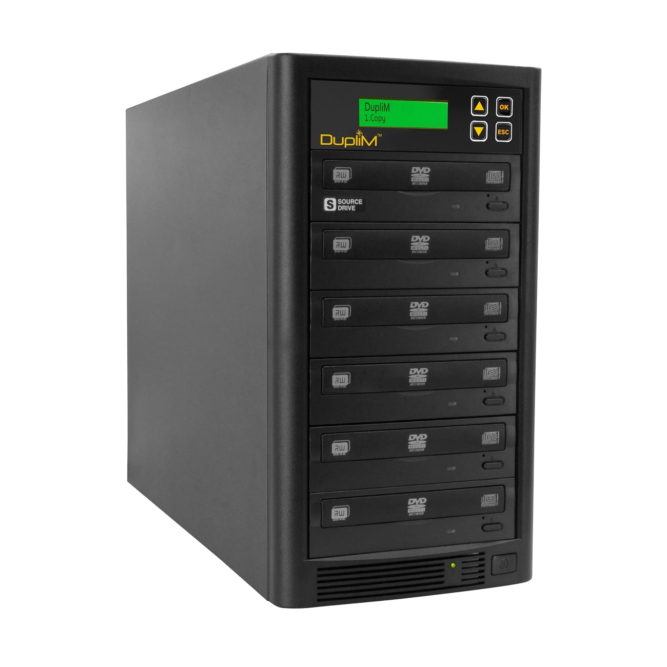DupliM 1:5 DVD CD Duplicator Stand-Alone Copy Tower - Walmart.com