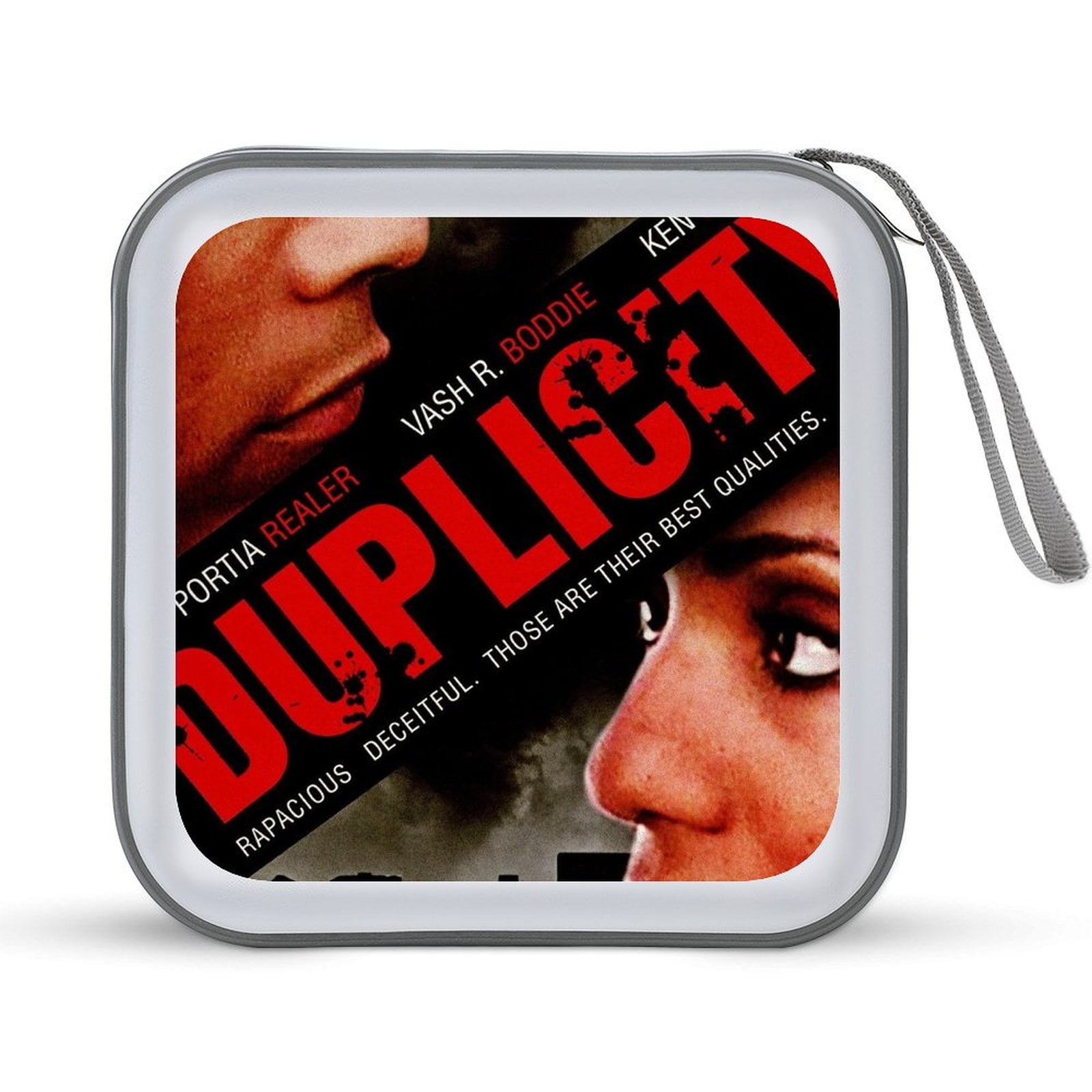 Duplicity 40 Capacity CD Storage Cases, DVD Disc Cases, VCD Hard Plastic Box, Portable Zipper ...