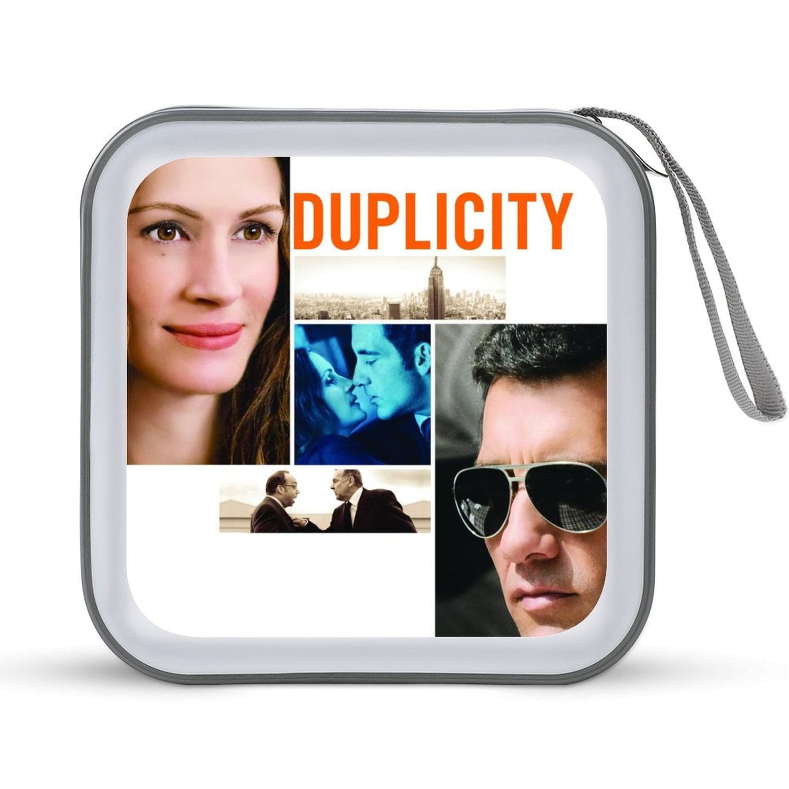 Duplicity 40 Capacity CD Storage Cases, DVD Disc Cases, VCD Hard Plastic Box, Portable Zipper ...