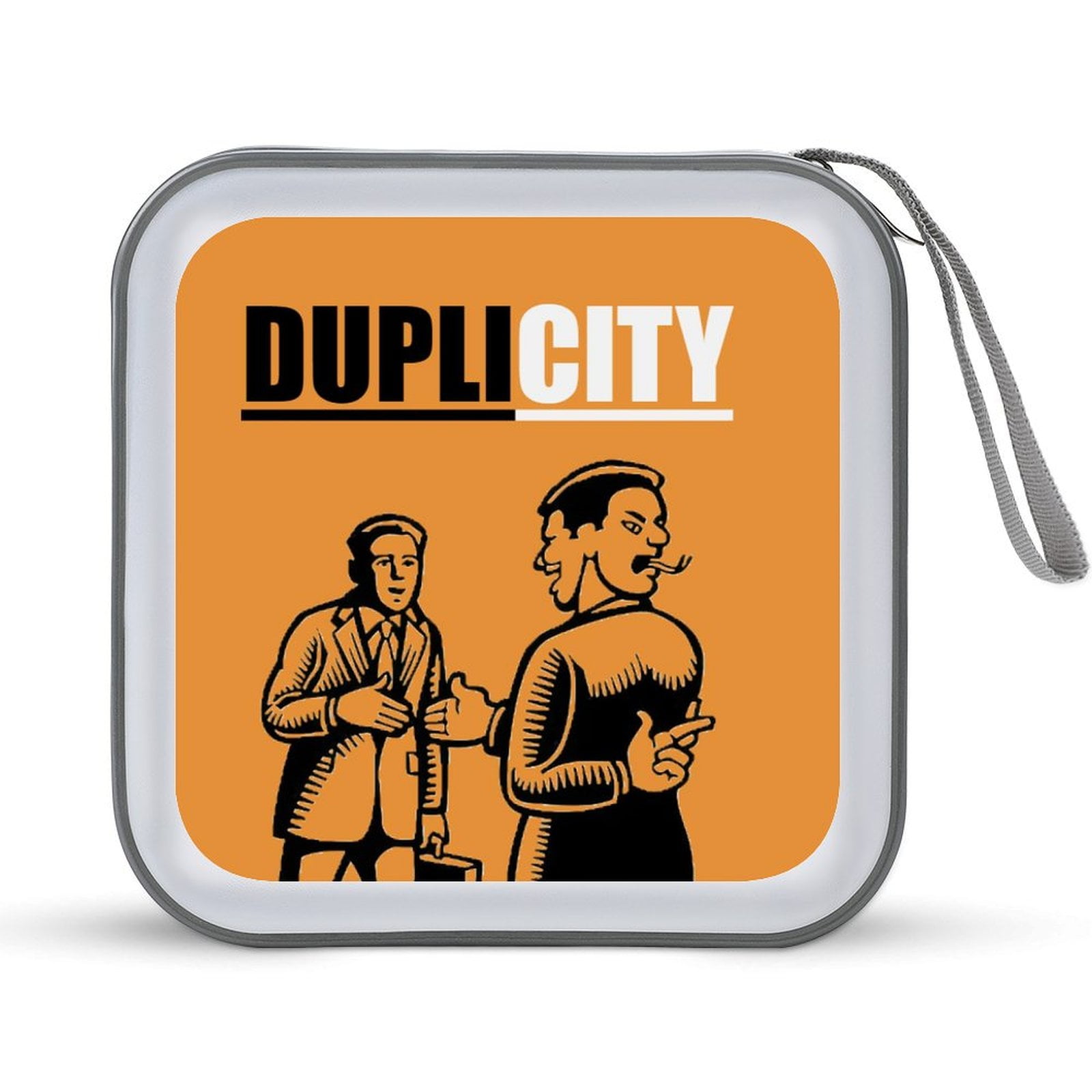 Duplicity CD Case, 40 Capacity VCD/DVD Case Holders Wallet Hard Plastic DVD Disc Organizer ...