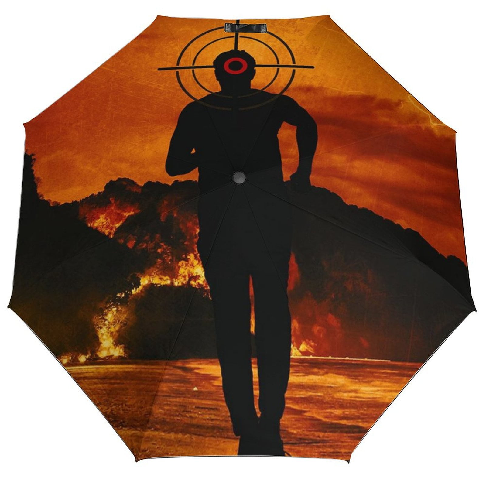 Duplicity Travel Automatic Folding Rain Umbrellas with Cover Bag ...