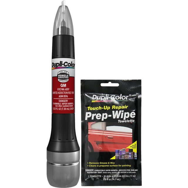 Duplicolor All-In-1 Scratch Fix Pen Matches GM Limited Addiction Red ...