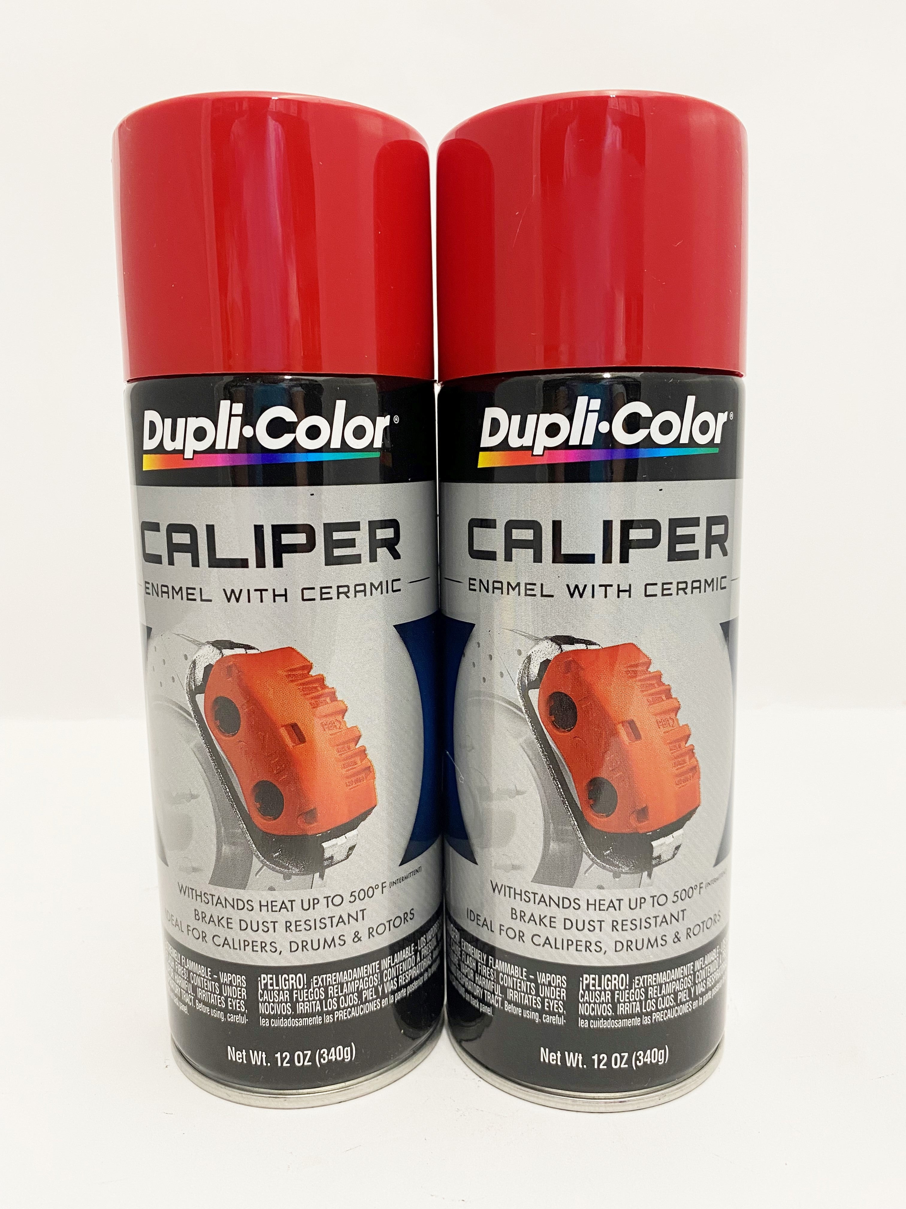Duplicolor BCP100 - 2 Pack Caliper Spray Paint Red with Ceramic - 12 oz ...