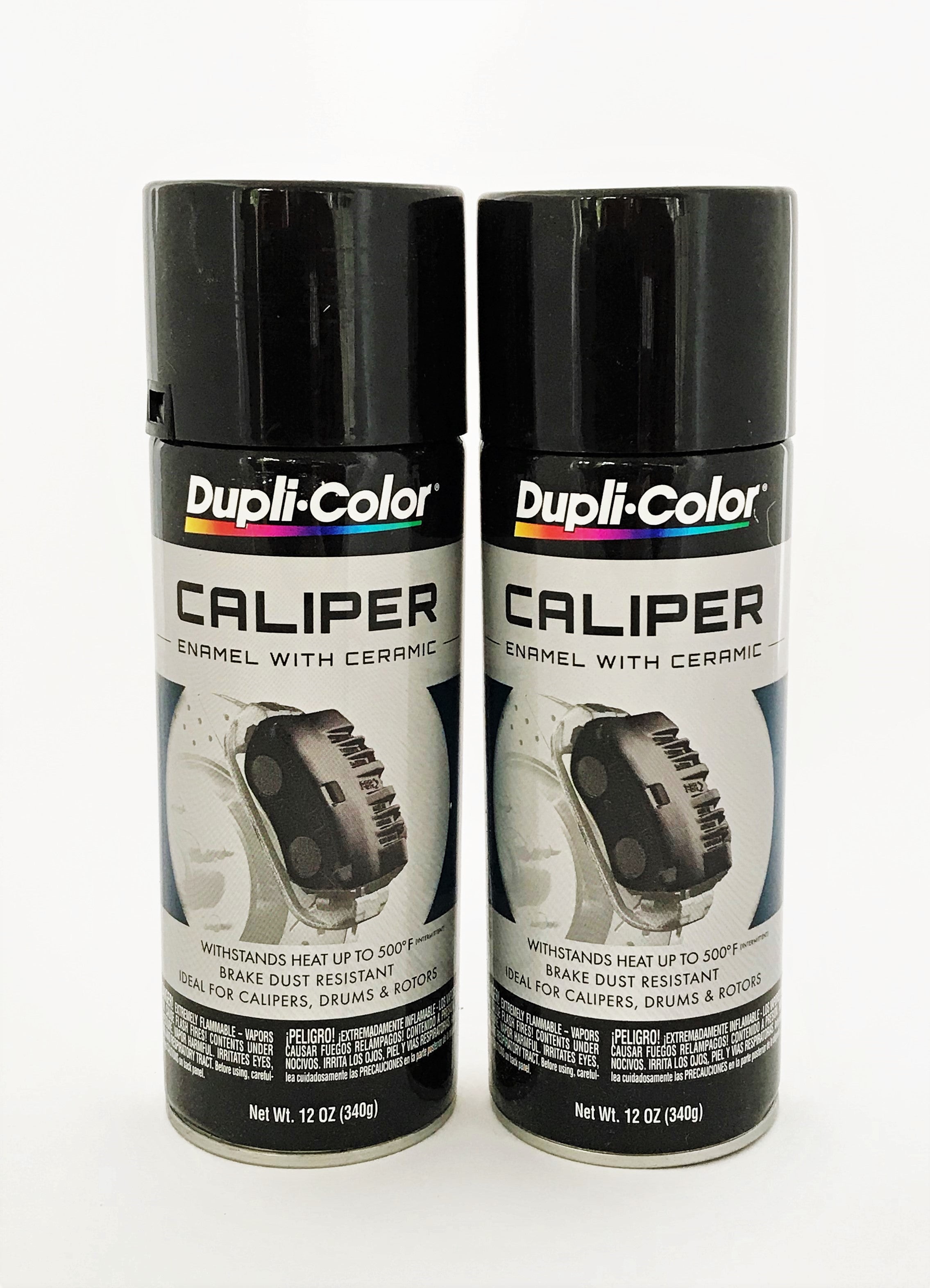 Duplicolor BCP102 - 2 Pack Caliper Spray Paint Black with Ceramic - 12 ...