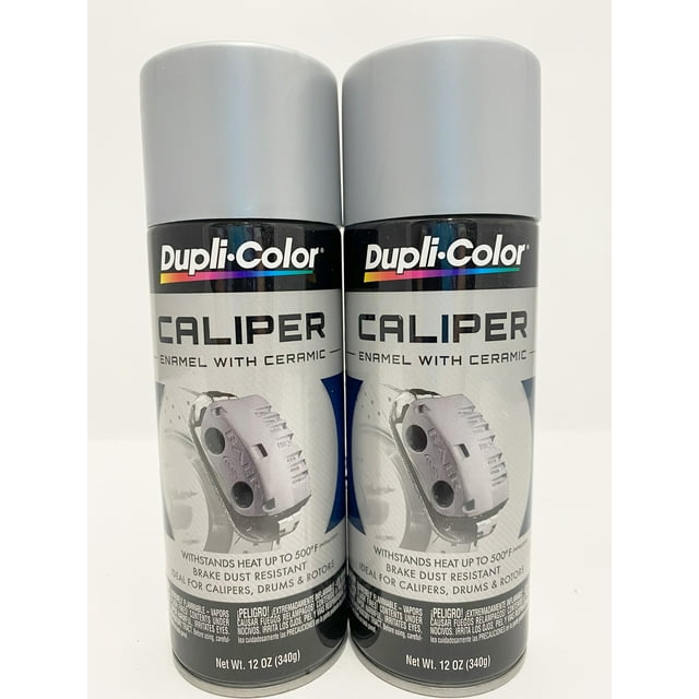 Duplicolor BCP103 - 2 Pack Caliper Spray Paint Silver with Ceramic - 12 ...