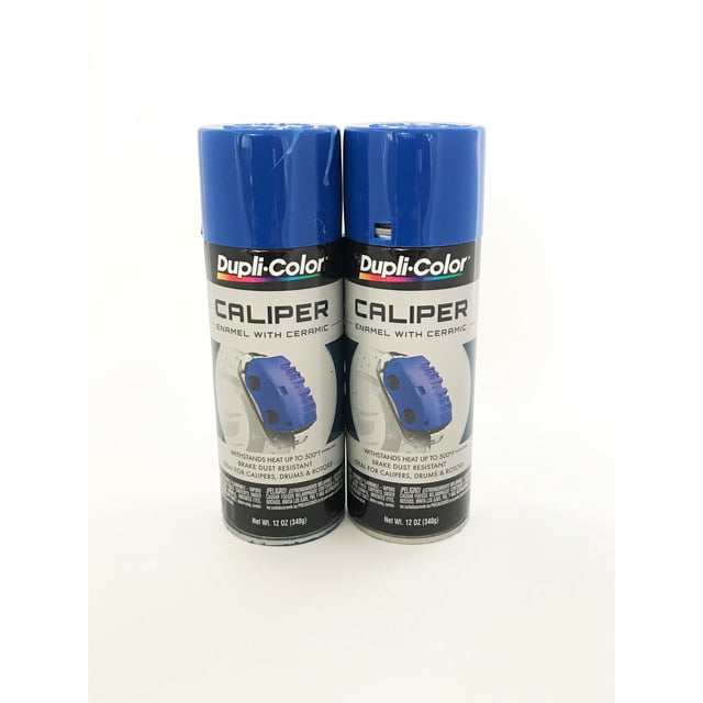 Duplicolor BCP104 - 2 Pack Caliper Spray Paint Blue with Ceramic - 12 ...