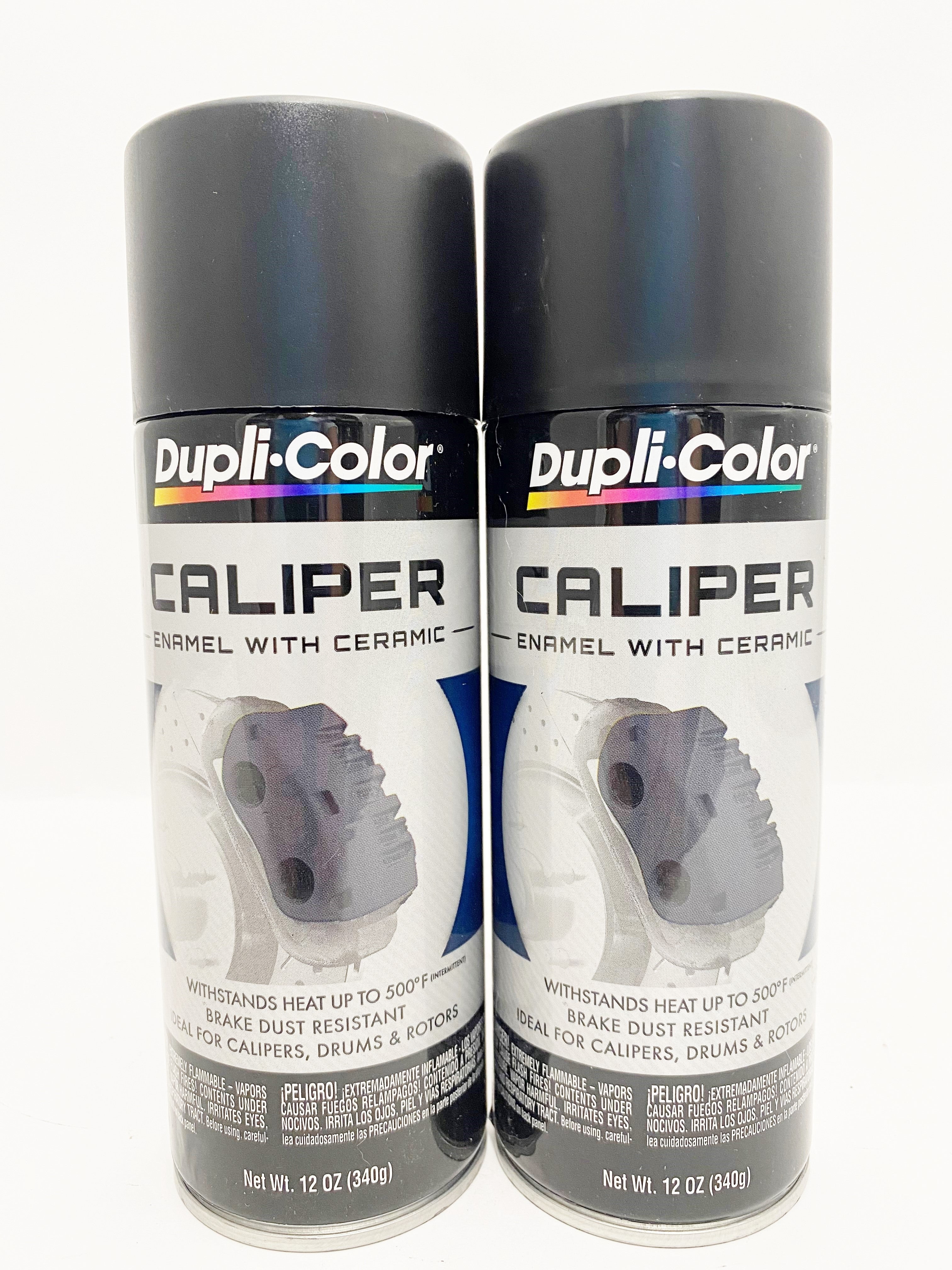 Duplicolor BCP105 - 2 Pack Caliper Spray Paint Matte Black with Ceramic ...