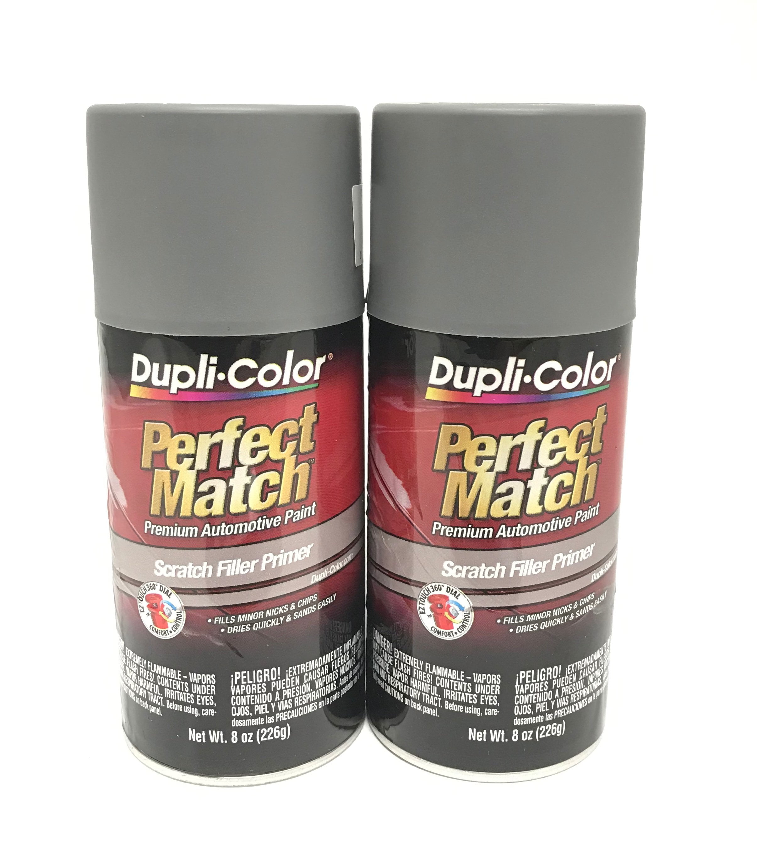 Duplicolor BPR0031-2 PACK Perfect Match SCRATCH FILLER PRIMER GRAY ...